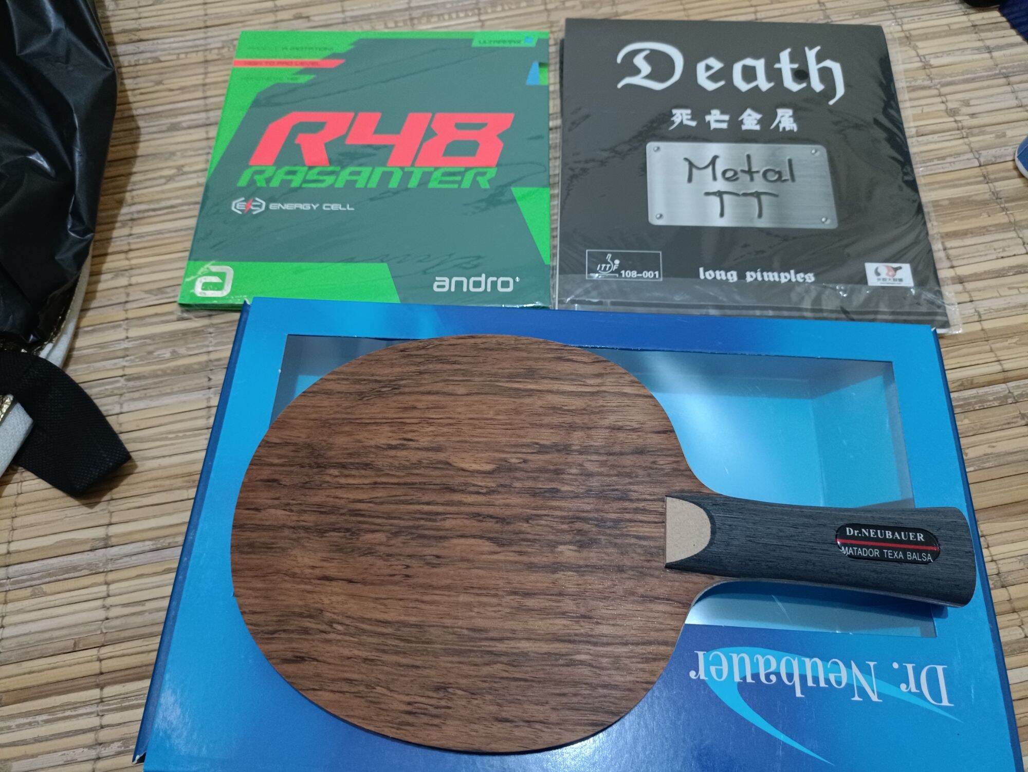 PAKET BET TENIS MEJA DR NEUBAUER MATADOR TEXA BALSA PLUS ANDRO | Lazada Indonesia