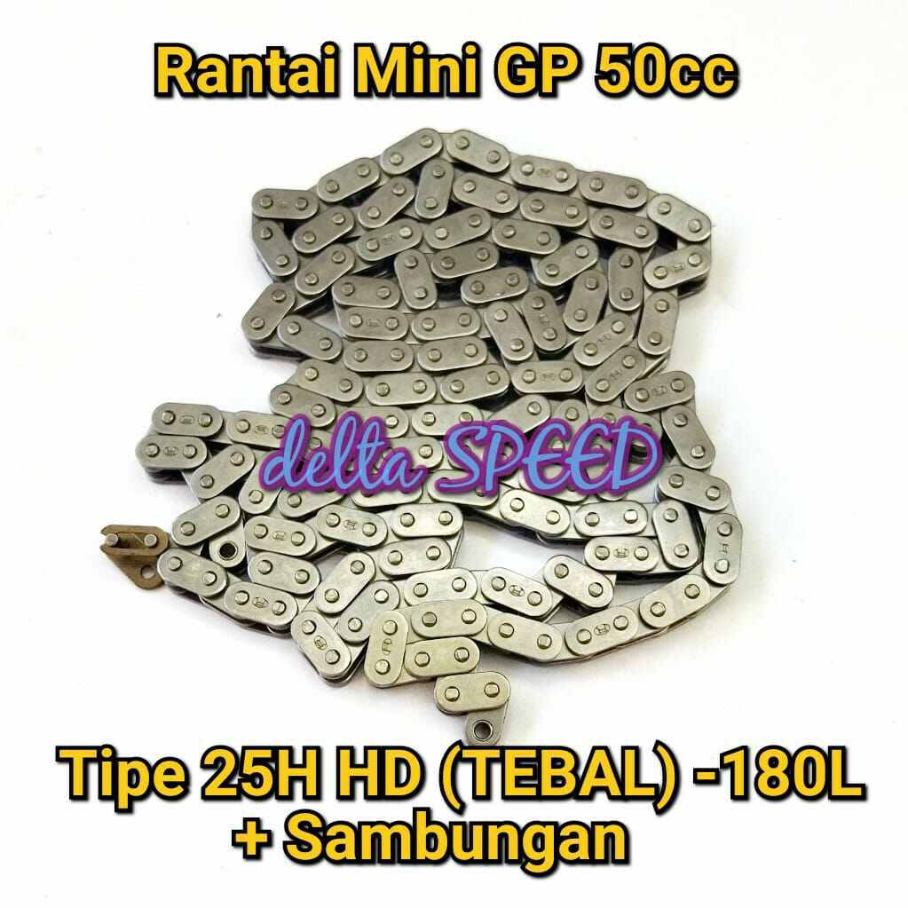 Rantai Mini GP Tipe 25H Heavy Duty 180 L + Sambungan | Lazada Indonesia