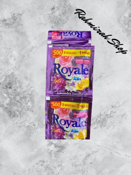 ROYALE Sachet Pewangi dan Pelembut Pakaian Isi 12 Sachet | Lazada Indonesia