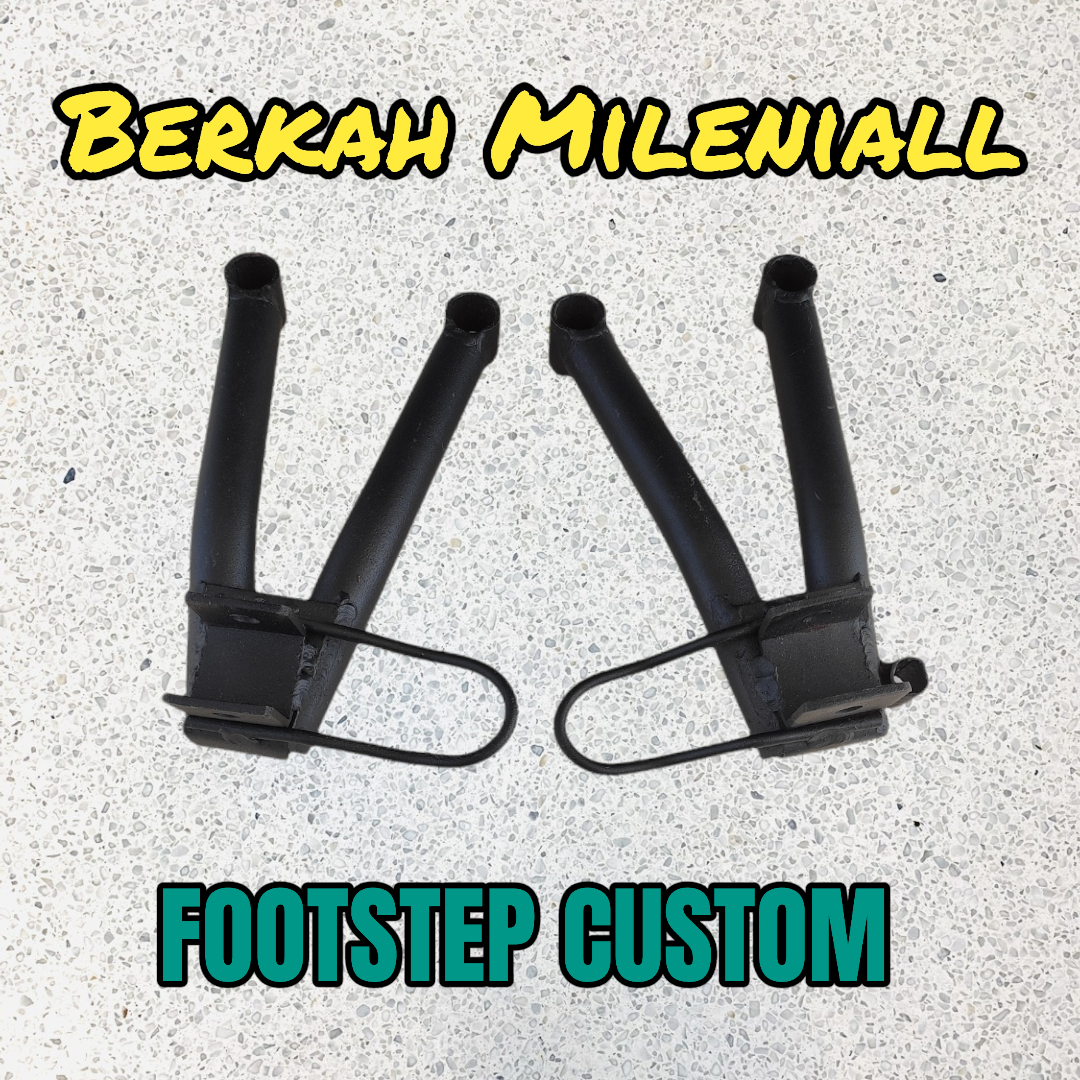 Power footstep step custom japstyle caferacer honda win CB 100 tebal ...