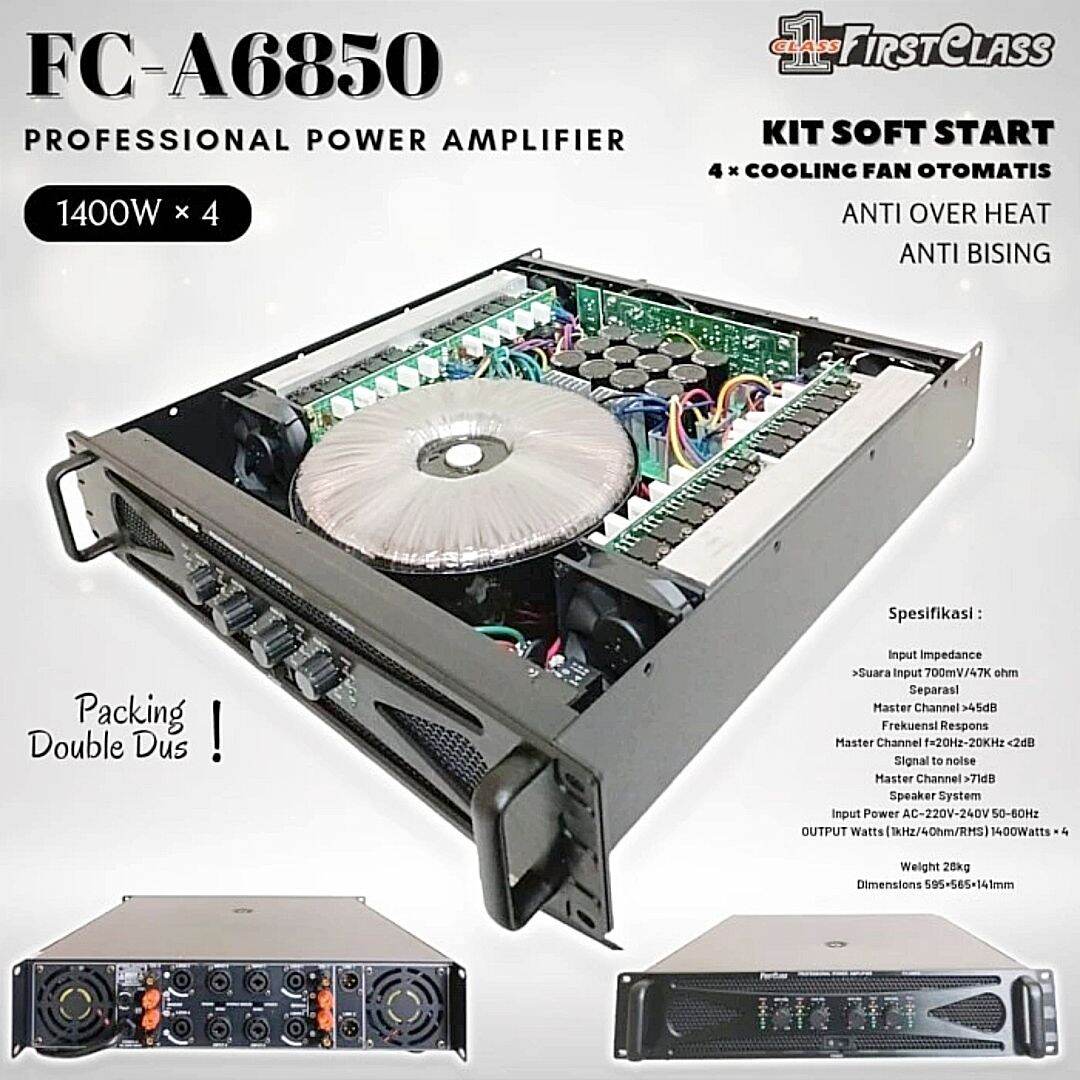 Power Amplifier Firstclass FC A6850 4x1400watt | Lazada Indonesia