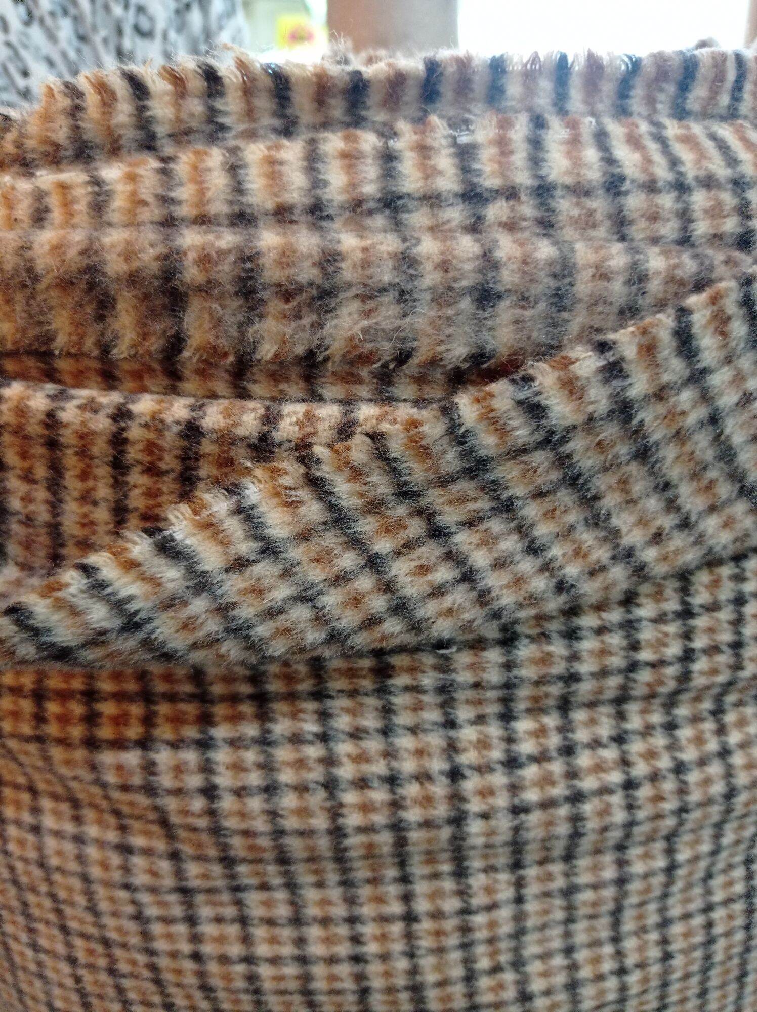 Kain Blazer tweed/Kain wool acrylic tweed bahan blazer ( Harga 1 mtr ...