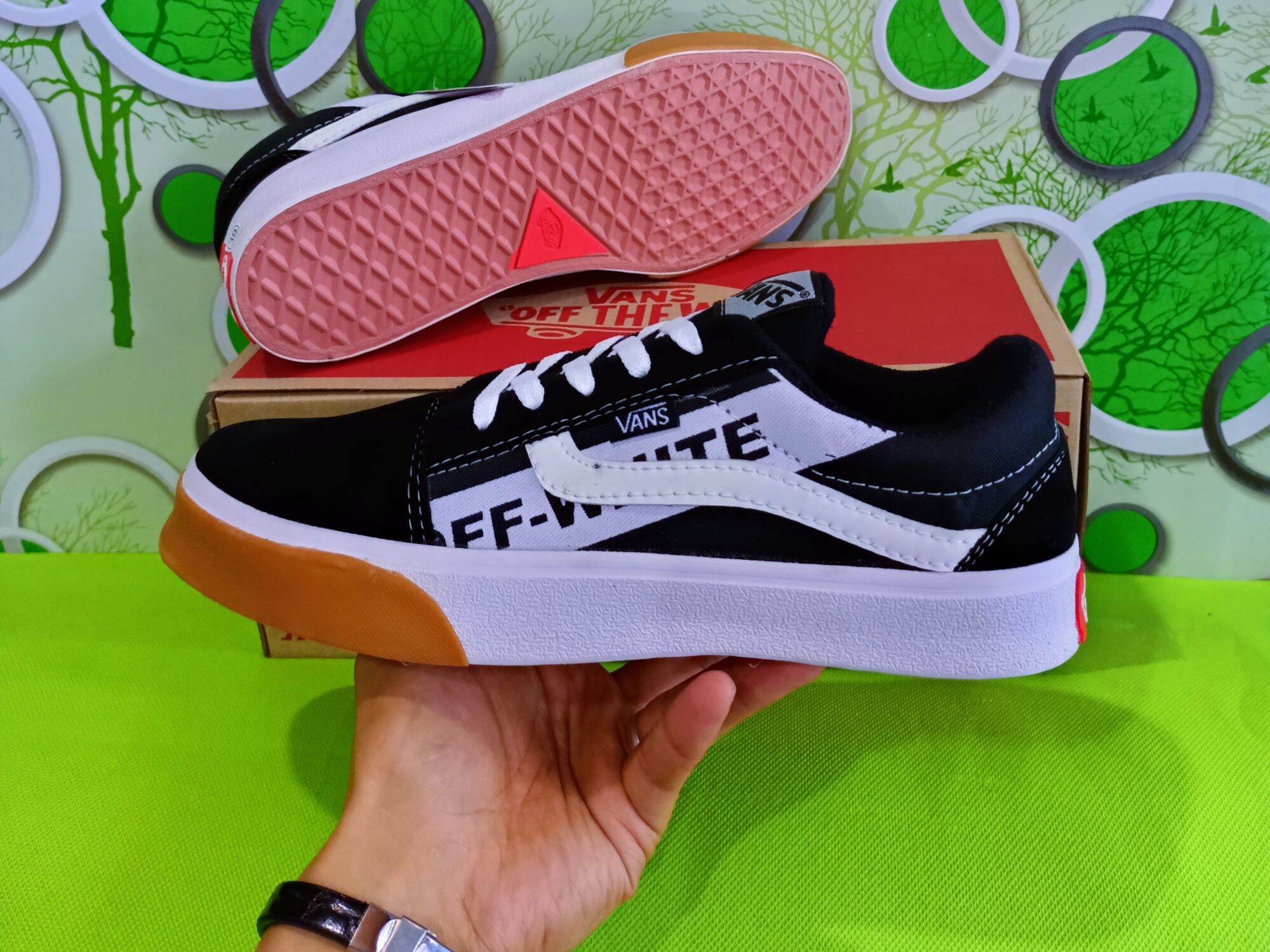 SEPATU V4NS OFF-WHITE TERBARU/SEPATU V4NS OLDSKOOL TERBARU/SEPATU V4NS ...