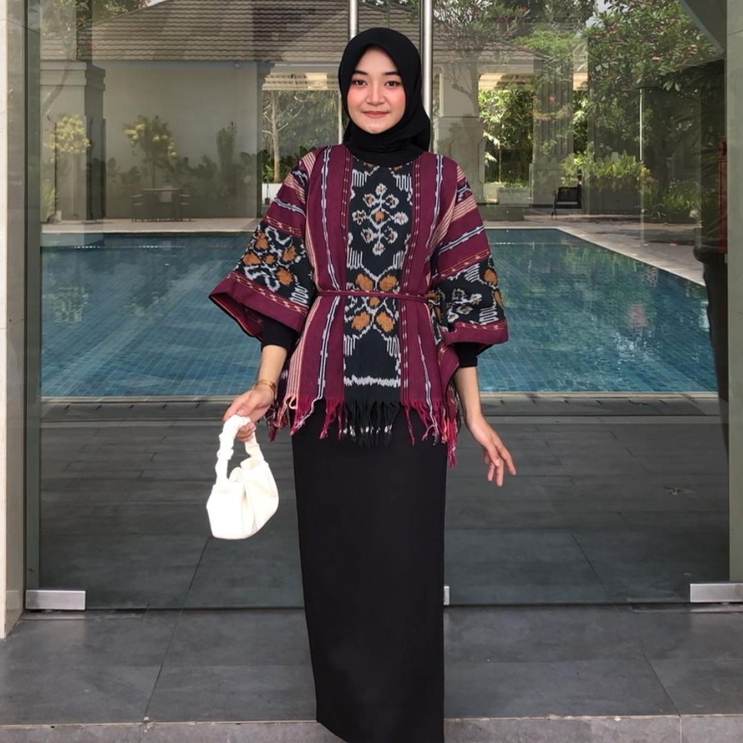 Baju Tenun Blanket Murah Fashion Tenun Tradisional Outfit Tenun ...
