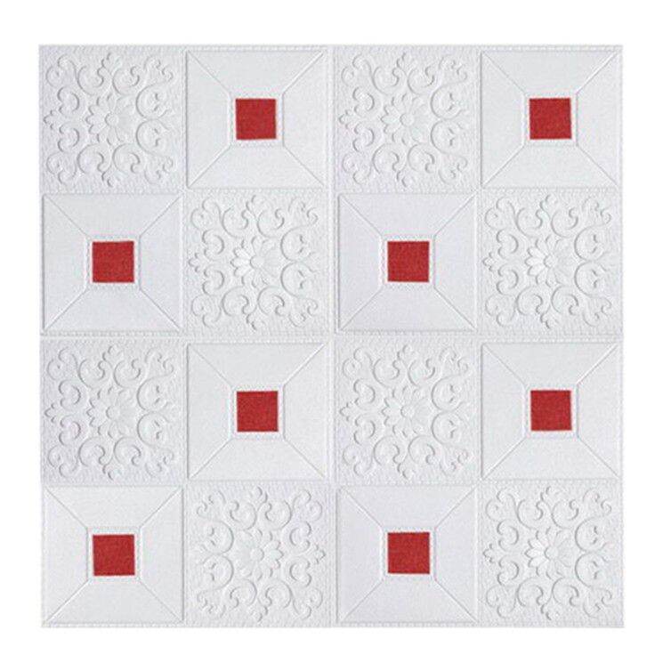 Wallpaper dinding 3D foam motif BATIK 70x70 Tebal 3mm / Wallpaper Foam ...