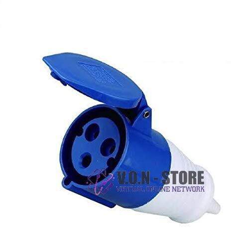 32 Ampere / 3 pin / hole - INDUSTRIAL PLUG MOUNTING MALE + MOBILE ...