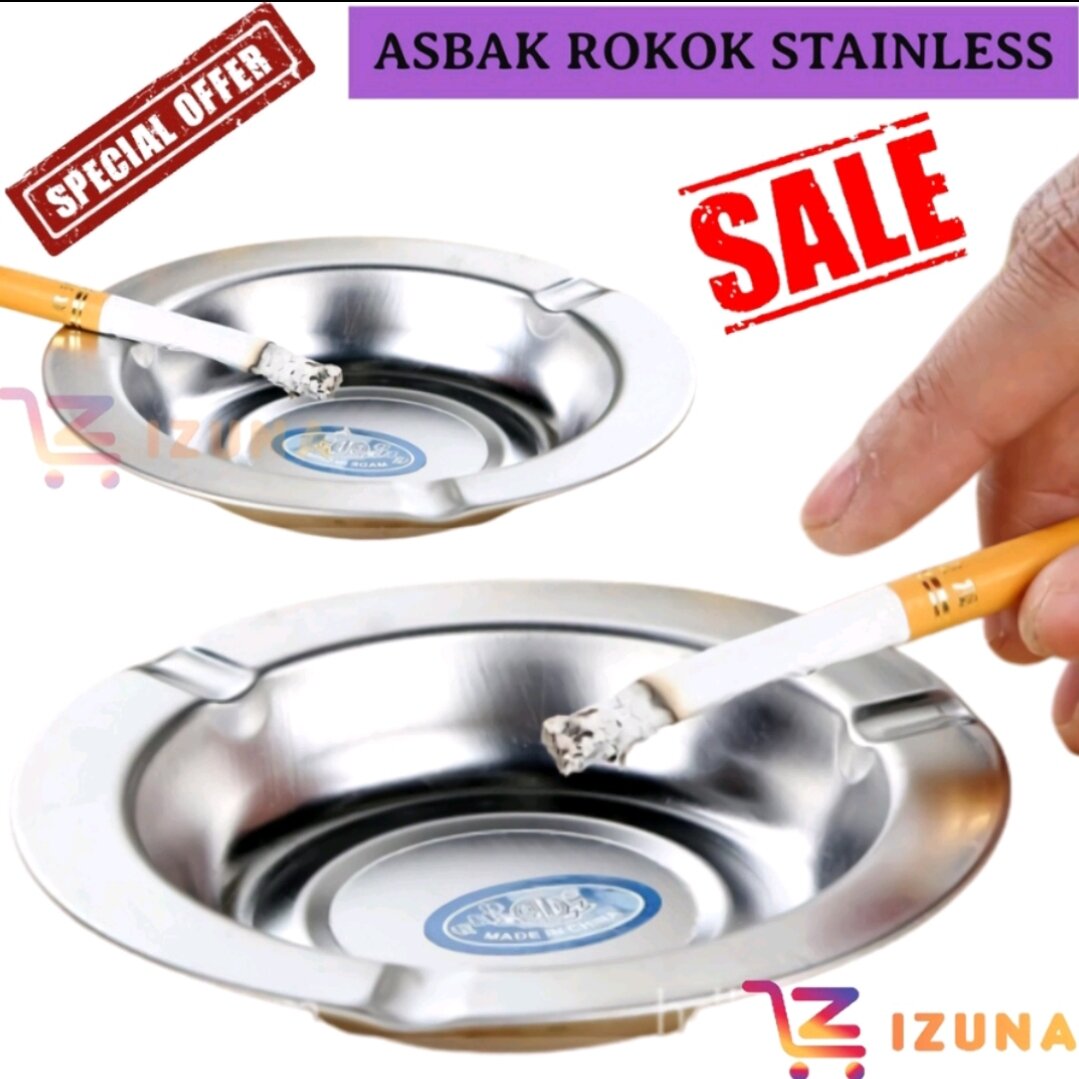 Asbak rokok stainless | Lazada Indonesia