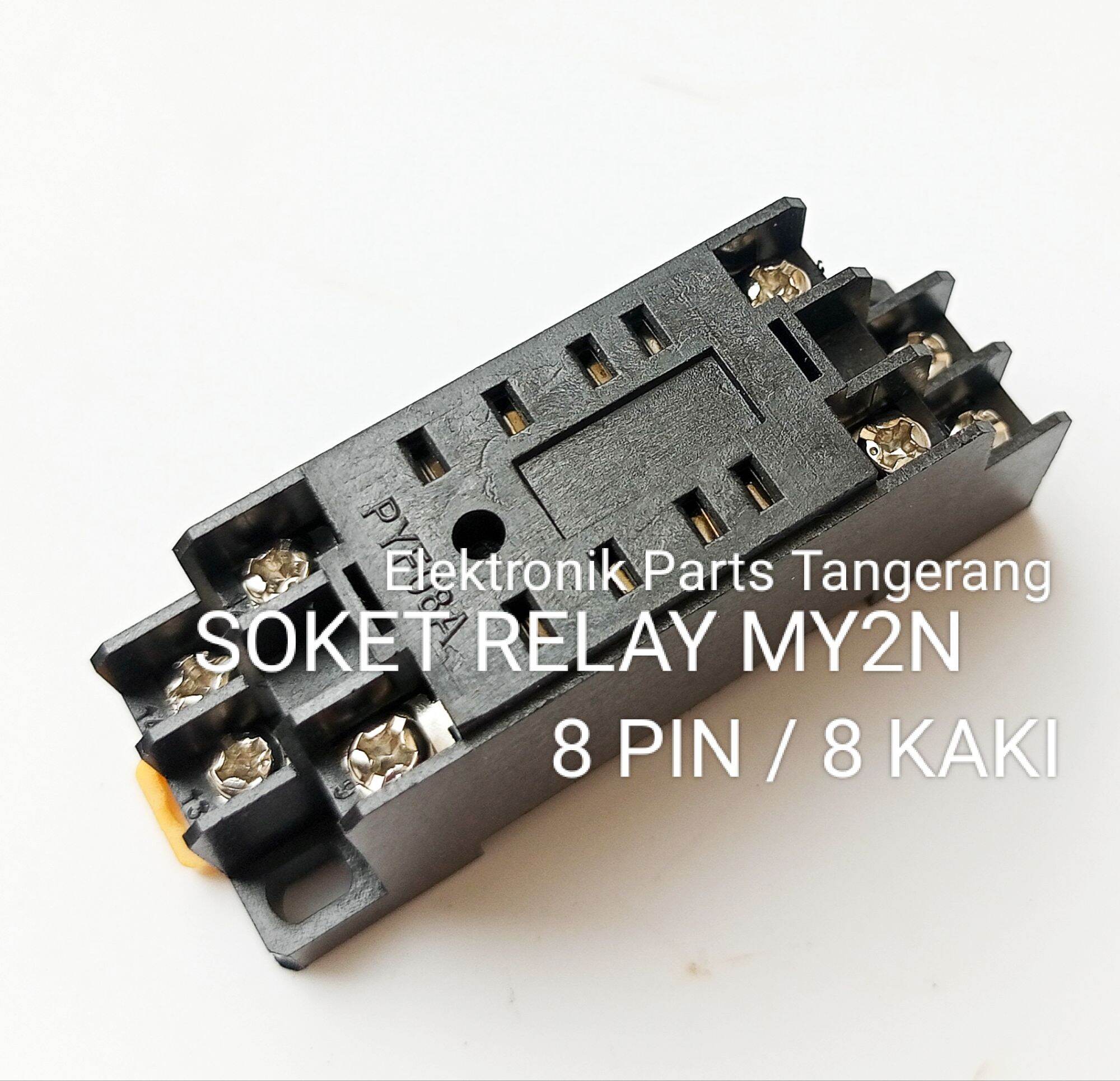 SOKET RELAY MY2N 8PIN DUDUKAN SOKET RELAY MY2N 8 KAKI SOCKET RELAY 8PIN SOKET RELAY 8PIN MY2N ...
