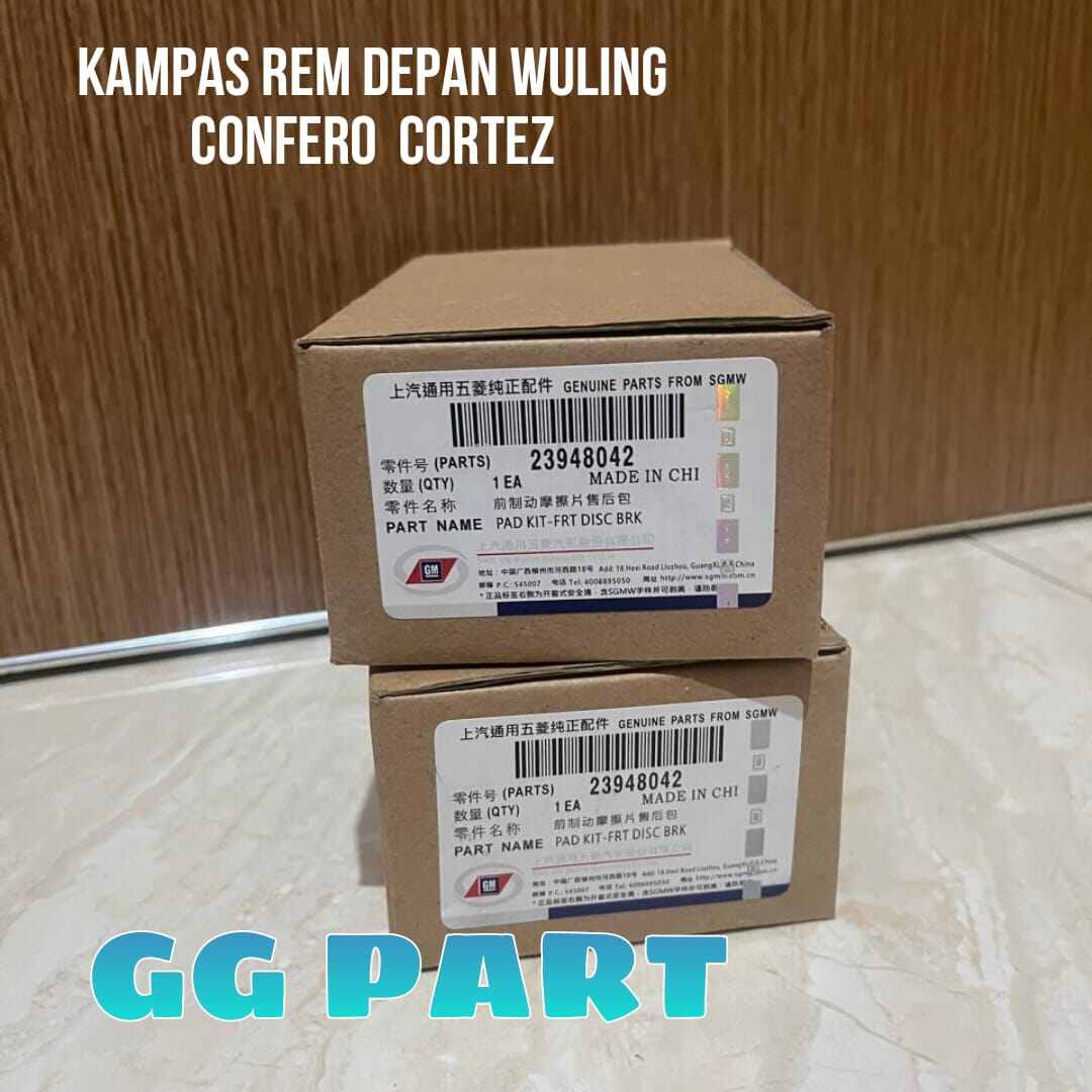 BRAKE PAD FRONT WULING CONFERO CORTEZ KAMPAS REM DEPAN CAKRAM | Lazada ...