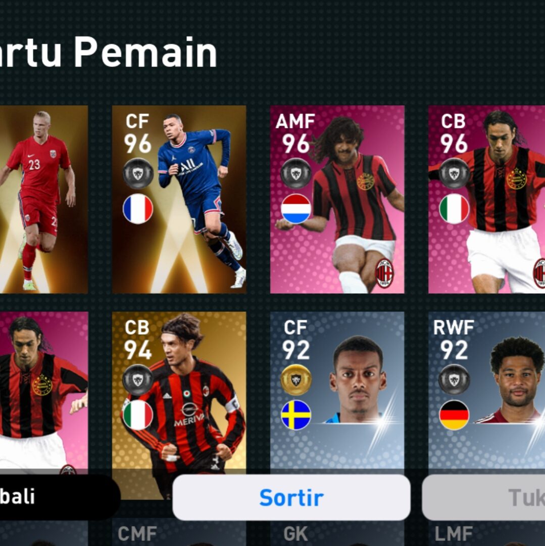 Akun PES GG Iconic MILAN feat CECH Include Mbappe Haaland & Maldini ...