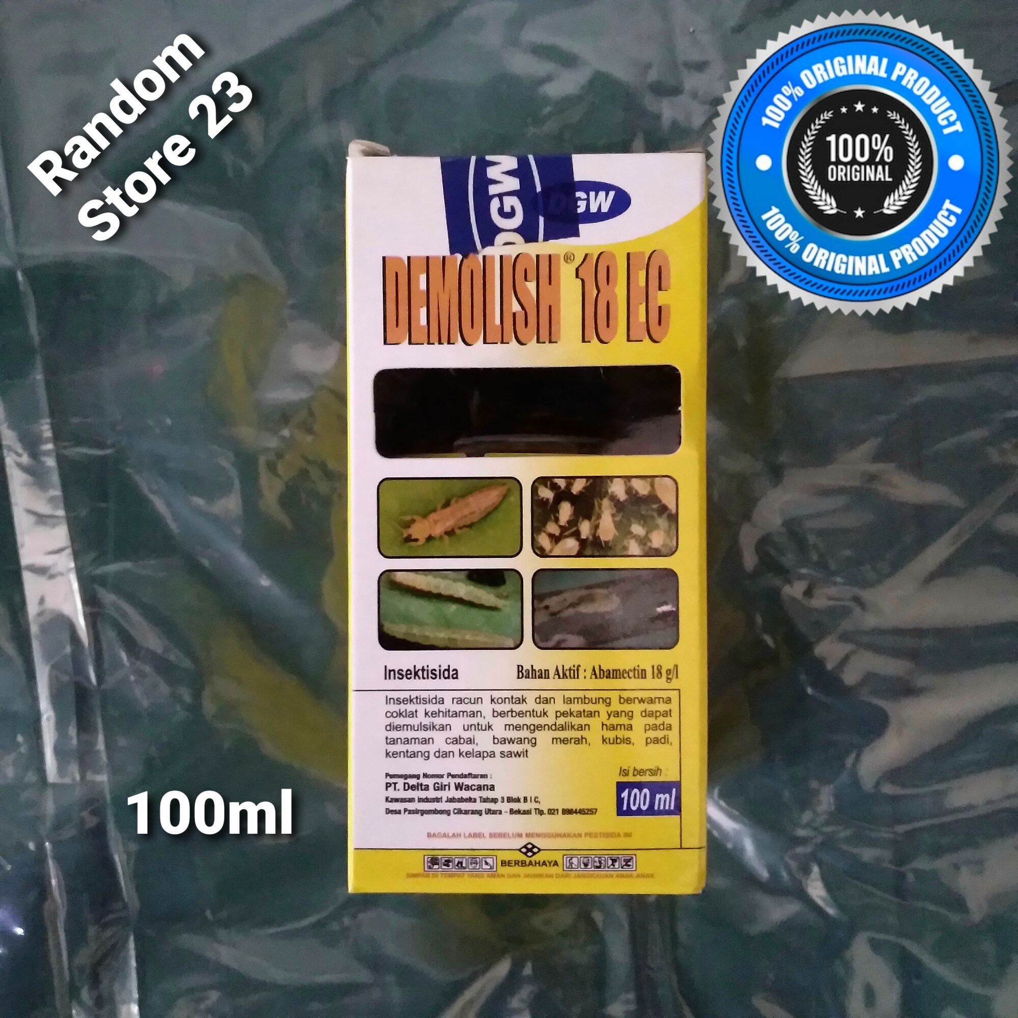 Insektisida Demolish 18 EC 50ml Abamektin Pembasmi Hama Trips Kutu dan ...