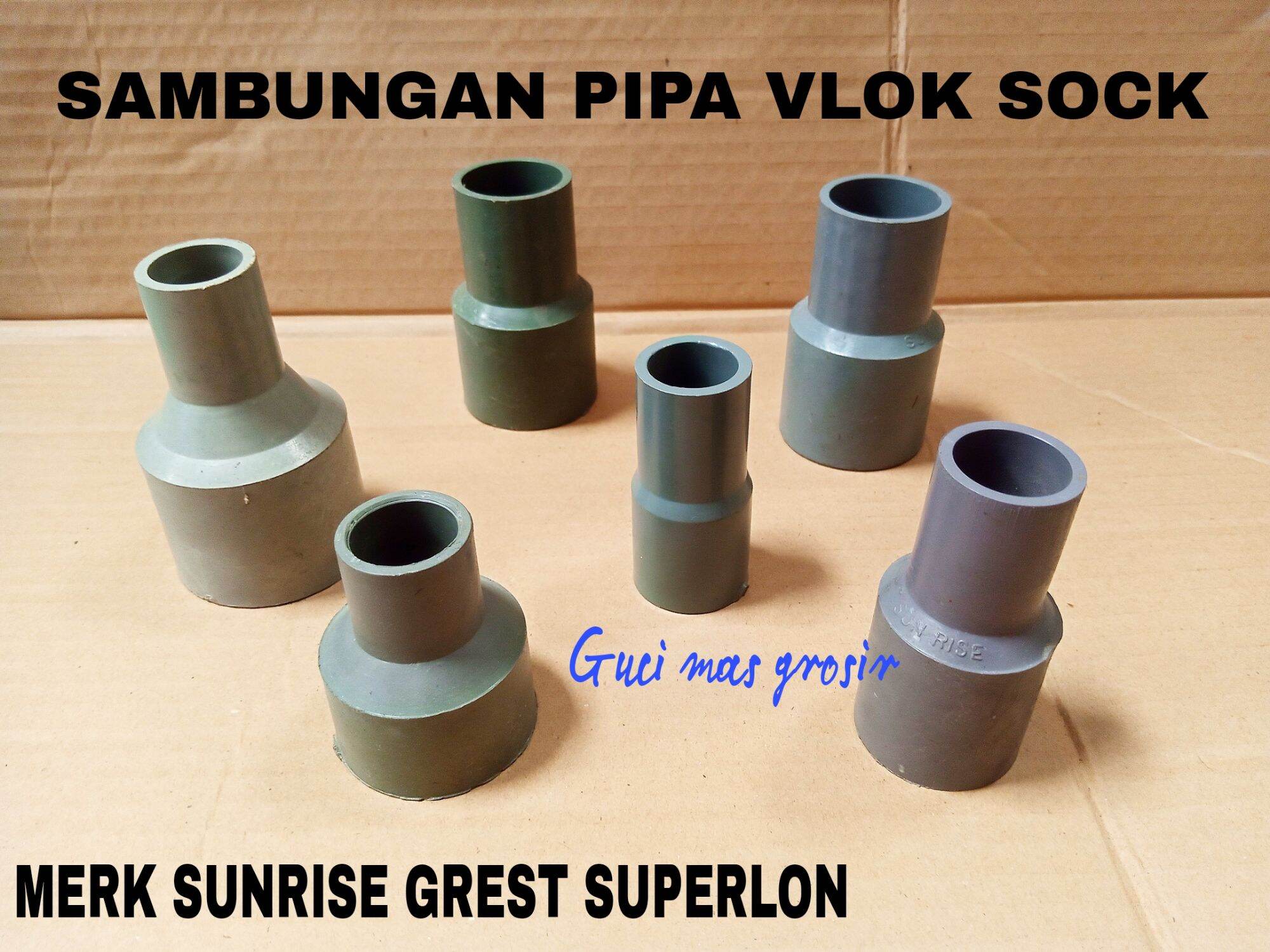 Sambungan Pipa PVC Vlok Soket / Vlok Sock Reducer V-sock GREST Murah ...