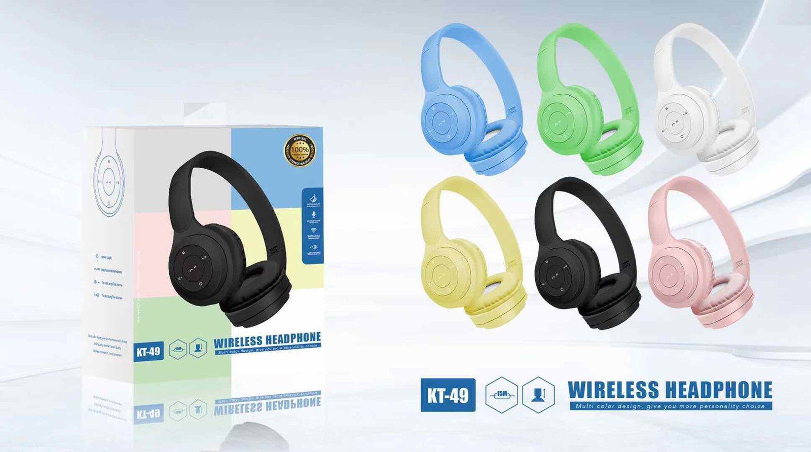 MM - Headset bluetooth bando macaron Kt 49 / Y08 / Headset bluetooth ...