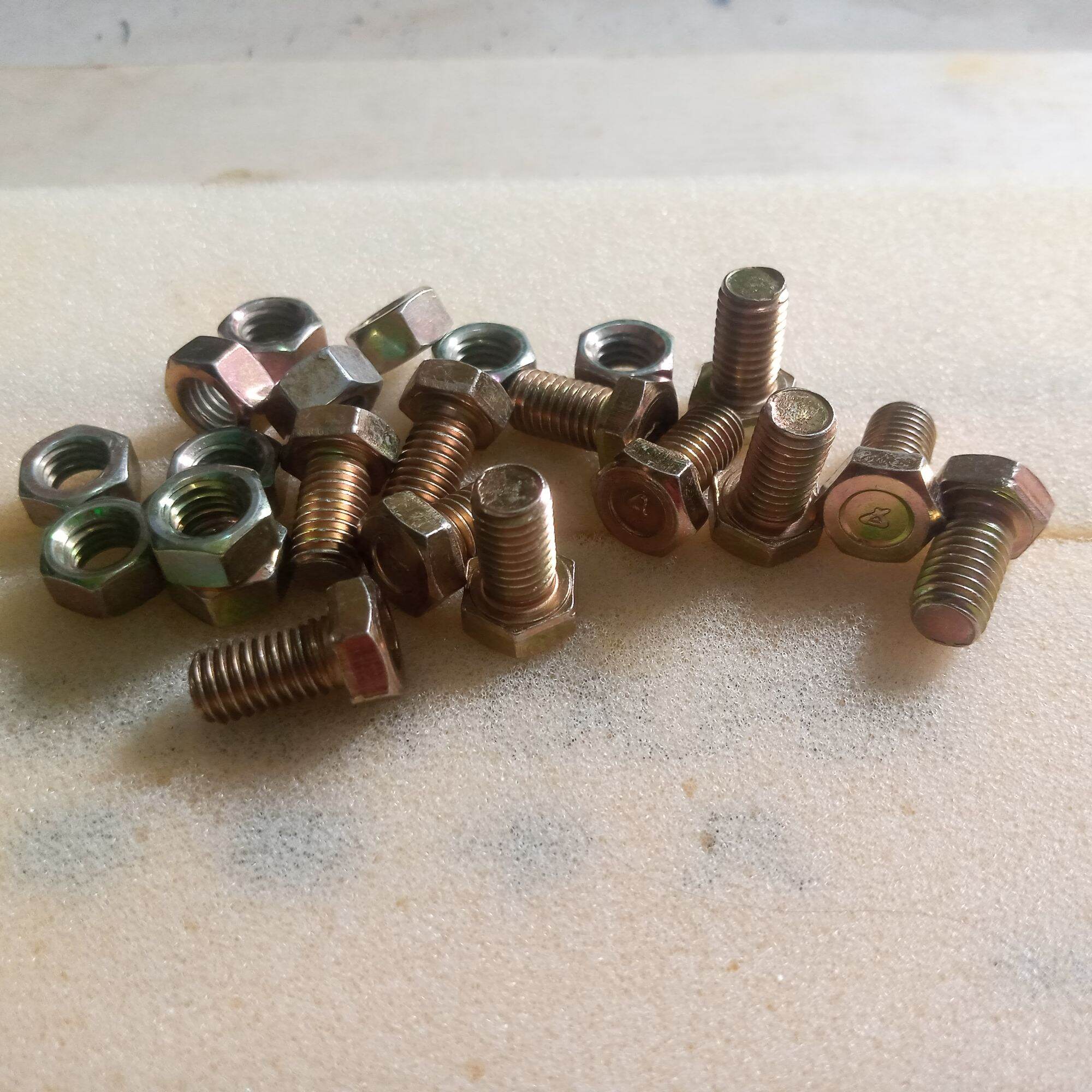 baut + mur 8mm x 15mm ( 100 pcs ) | Lazada Indonesia