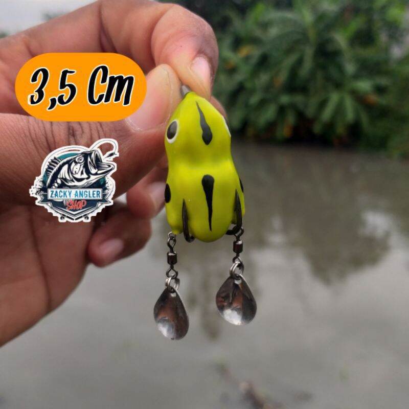 Soft Frog Mini Double Blade 21 Lure Umpan Casting Gabus | Lazada Indonesia