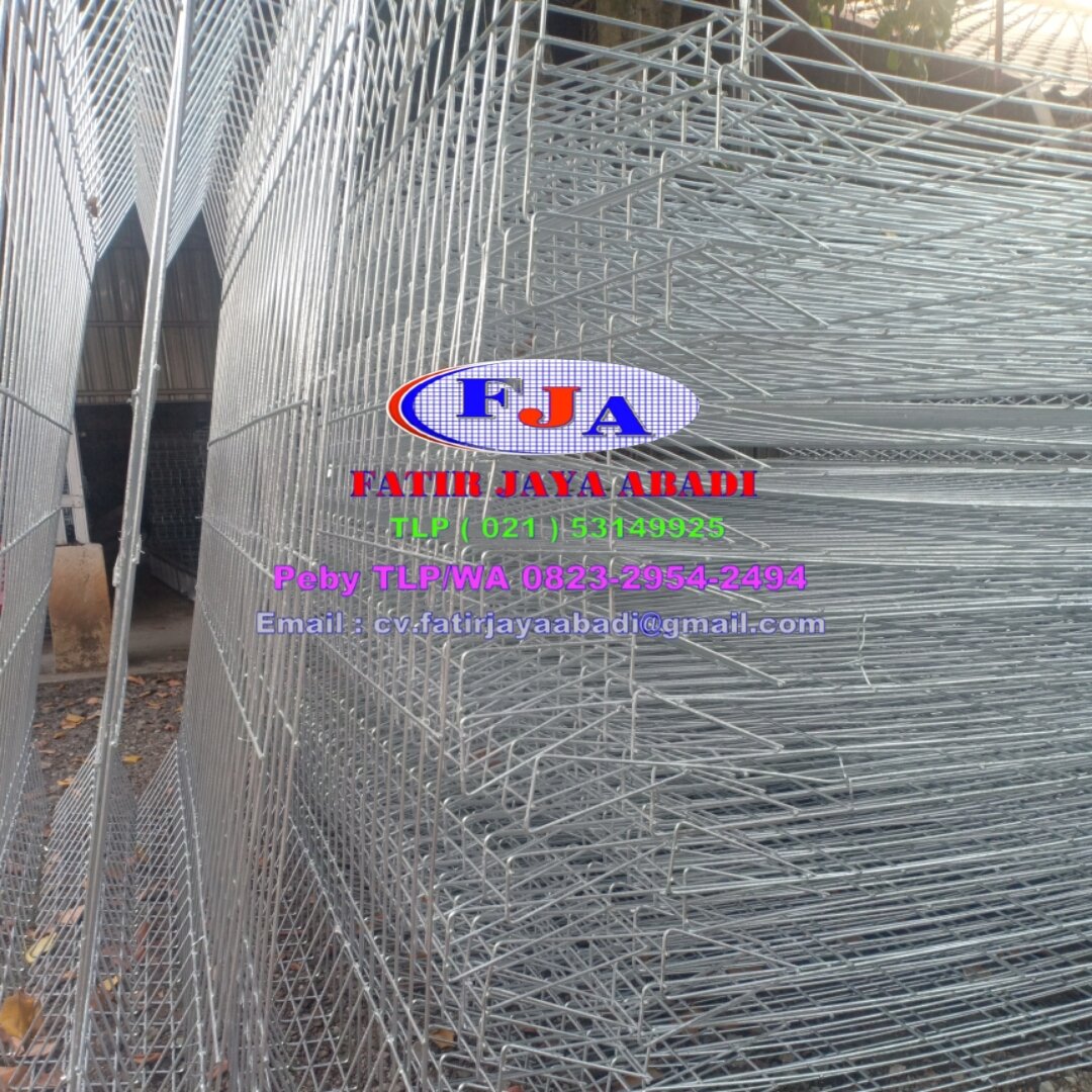 Pagar brc T 150 cm x L 240 cm diameter 8mm jenis hot dip galvanis ...