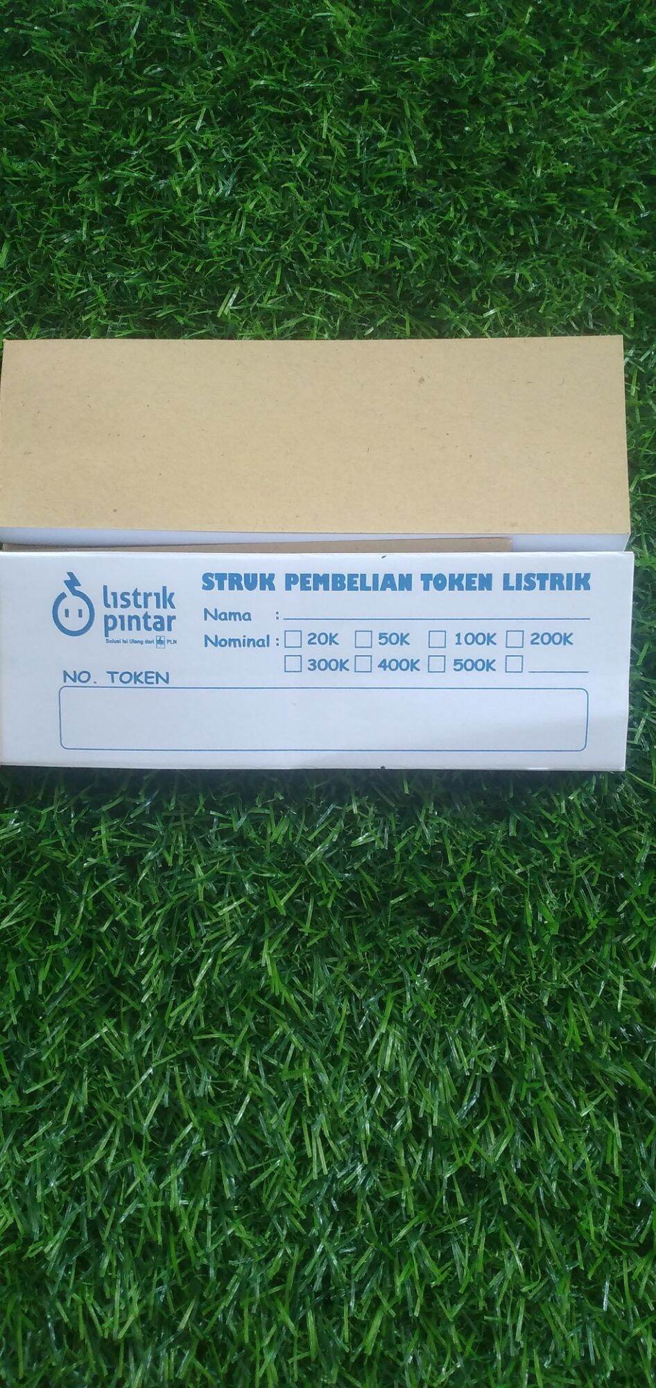 NOTA STRUK PEMBELIAN TOKEN LISTRIK MURAH ISI 50 LEMBAR UKURAN 5.5x15 ...