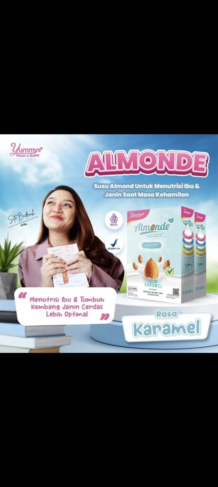 ALMONDE - MINUMAN SUSU ALMOND IBU HAMIL DAN PROMIL (READY STOCK ...