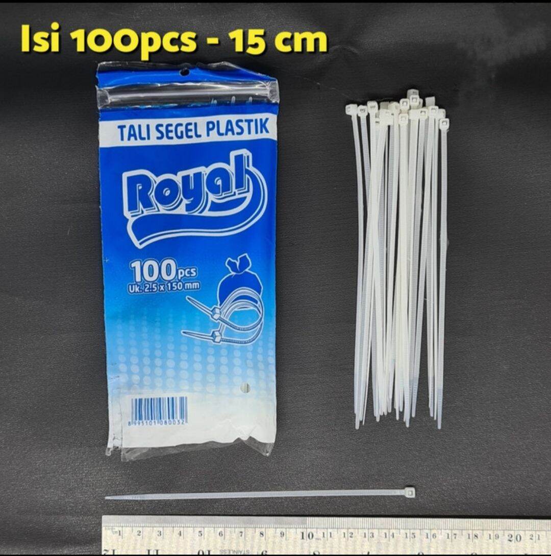 KABEL TIES/TIES CABLE/TALI KABEL PENGIKAT 15 CM (ISI 100 PCS) | Lazada ...