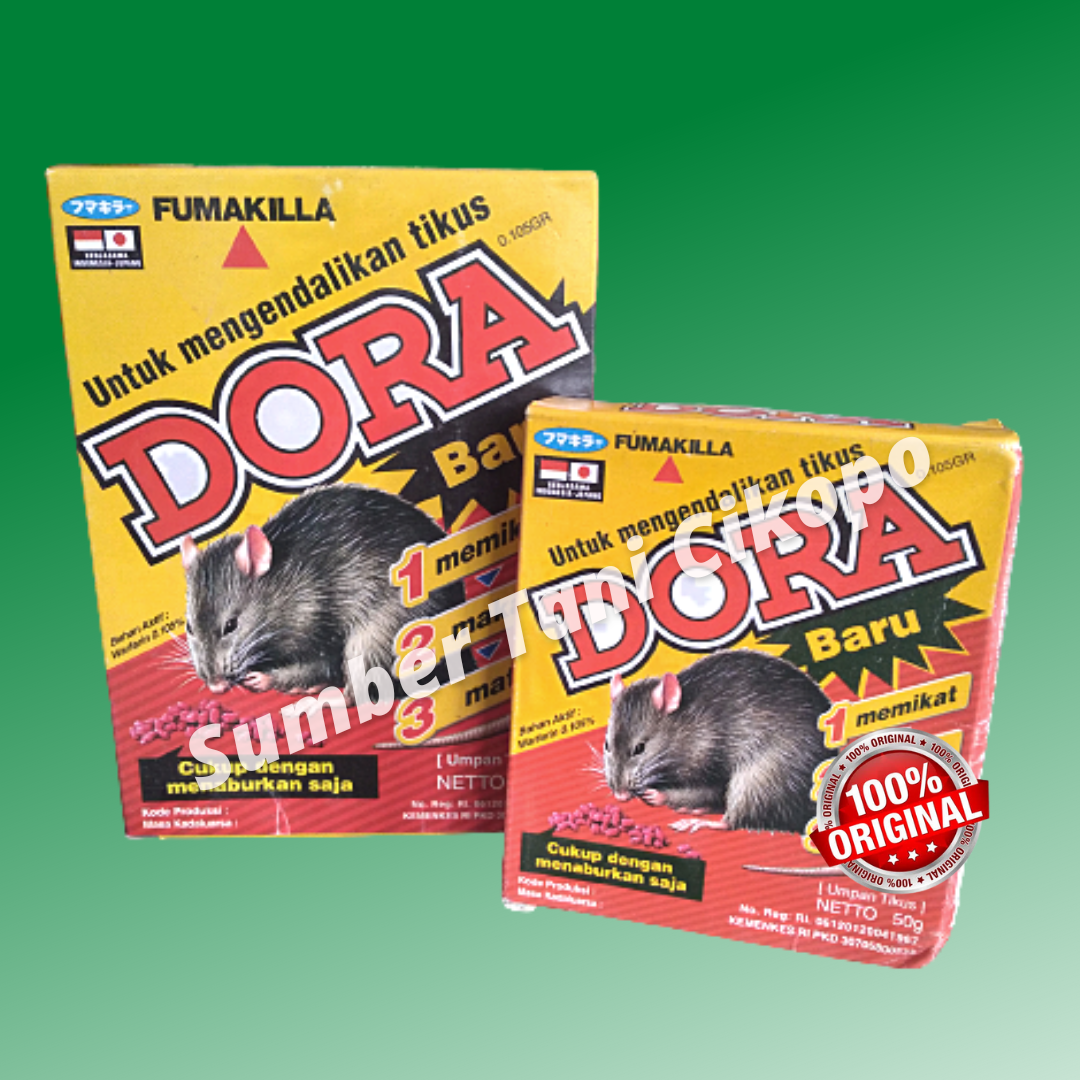 Racun Tikus Dora 50gr | Lazada Indonesia
