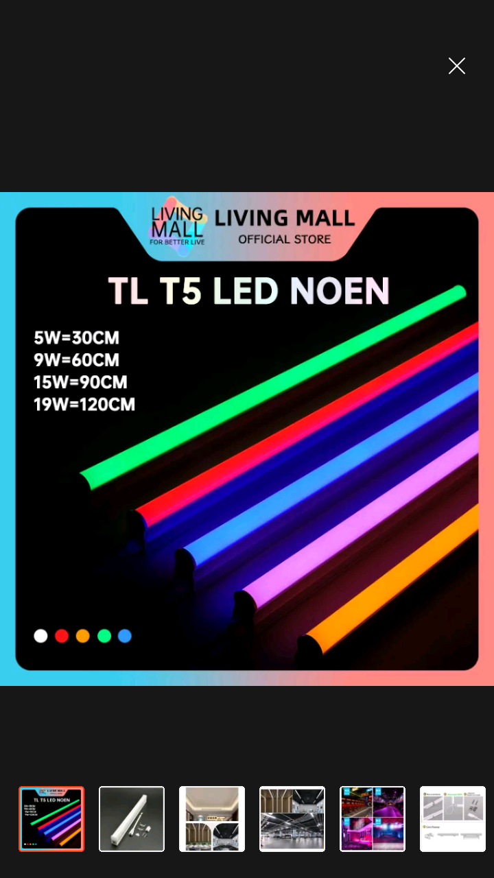 LAMPU TL NEON 30 CM 60 CM 90 CM 120 CM | Lazada Indonesia