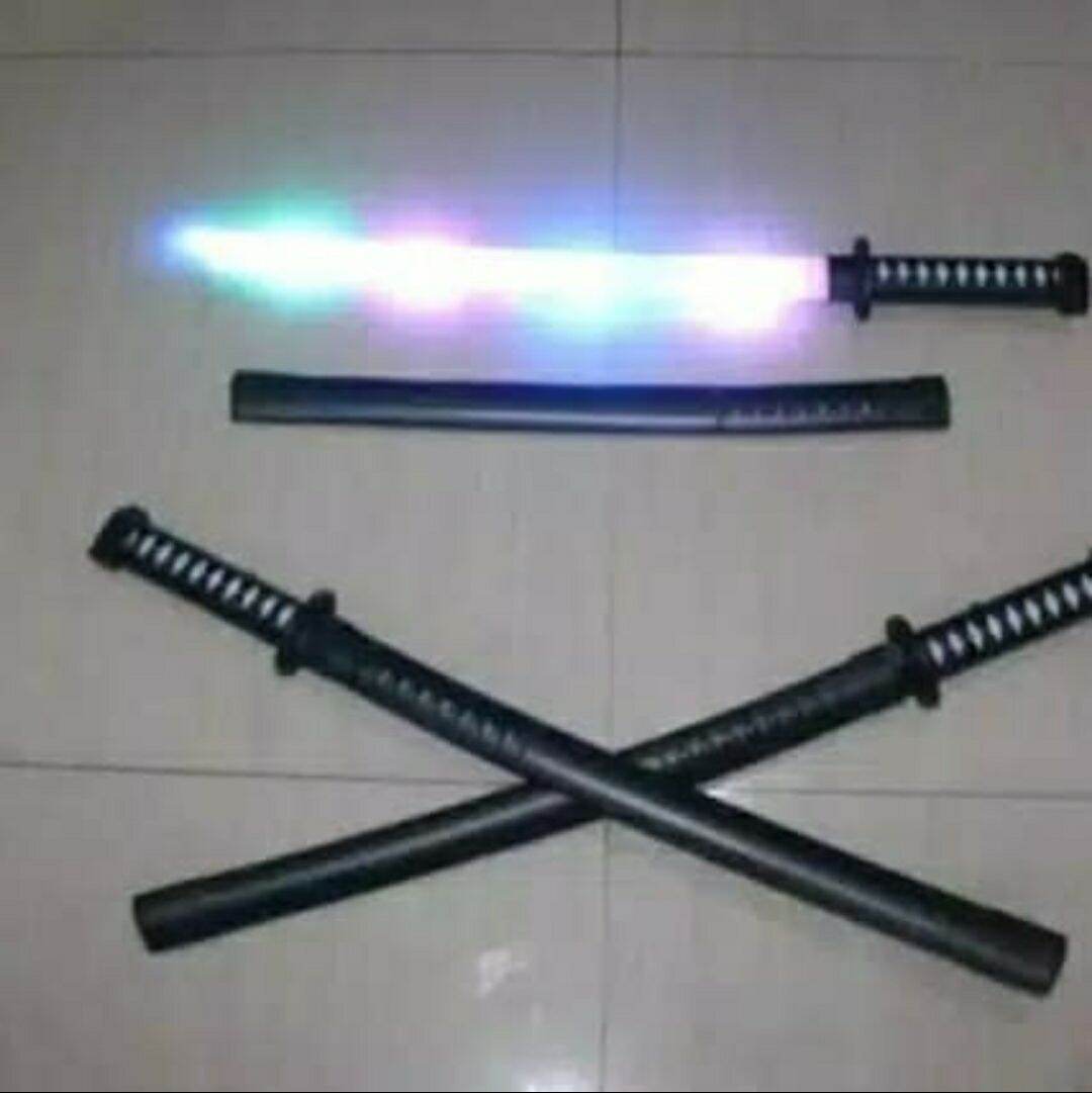 mainan pedang ninja pedang led sensor gerak pedang deadpool | Lazada ...