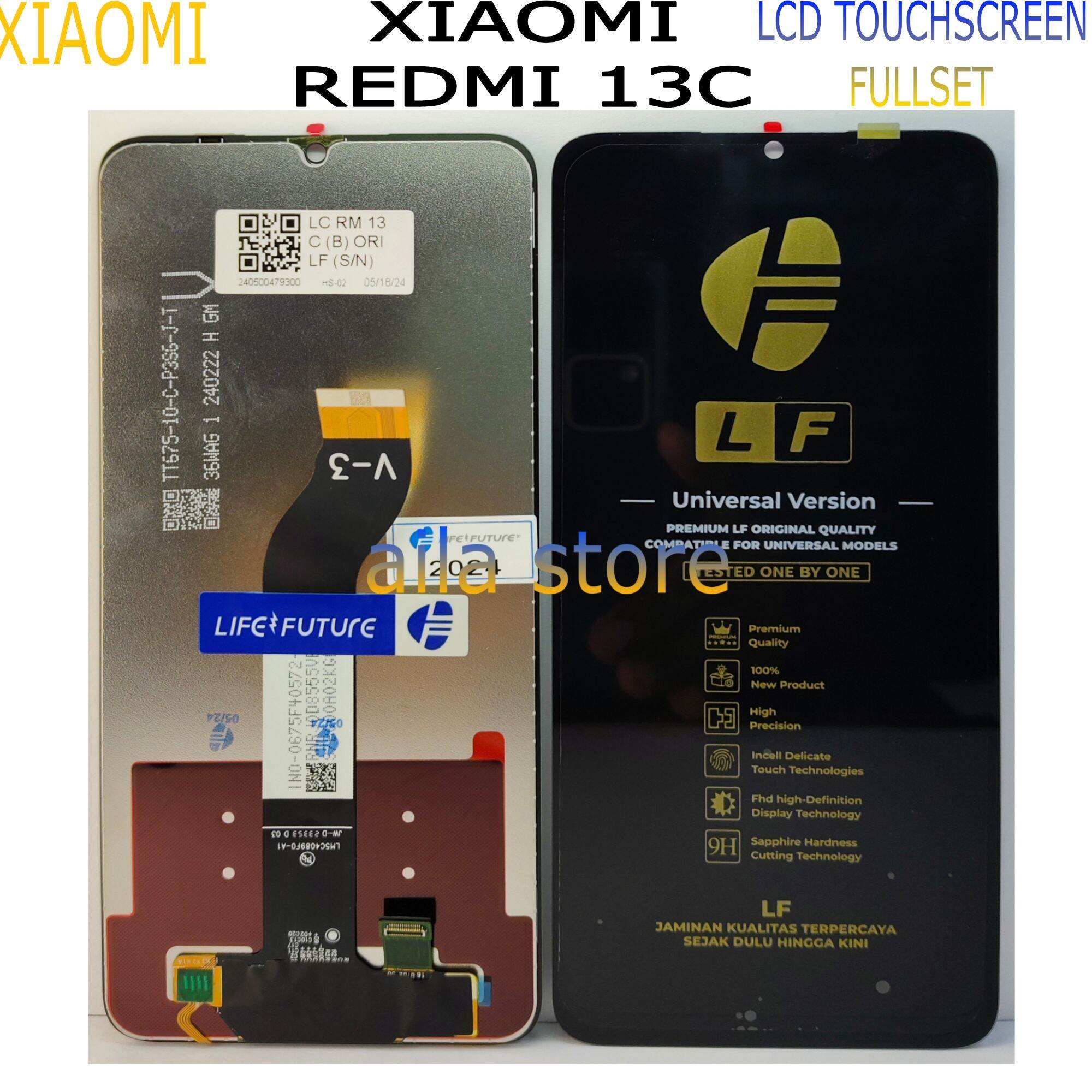 LCD TOUCHSCREEN XIAOMI REDMI 13C ORIGINAL LIFE FUTURE FULLSET | Lazada ...