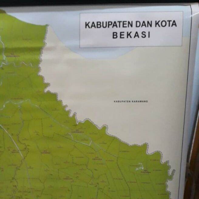 PETA KABUPATEN DAN KOTA BEKASI | Lazada Indonesia