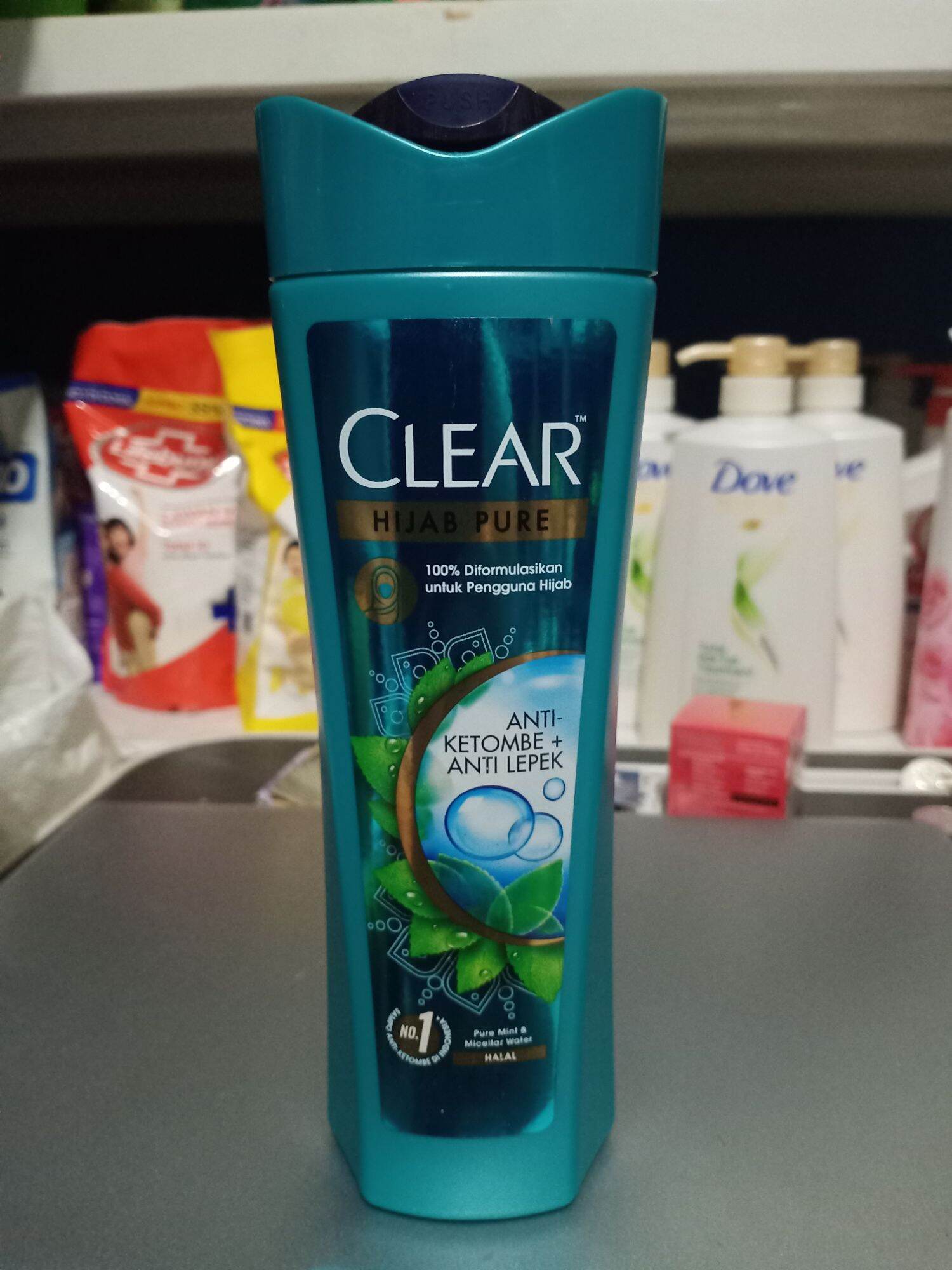 Clear Hijab Pure Shampo Anti Ketombe Anti Lepek 320Ml | Lazada Indonesia