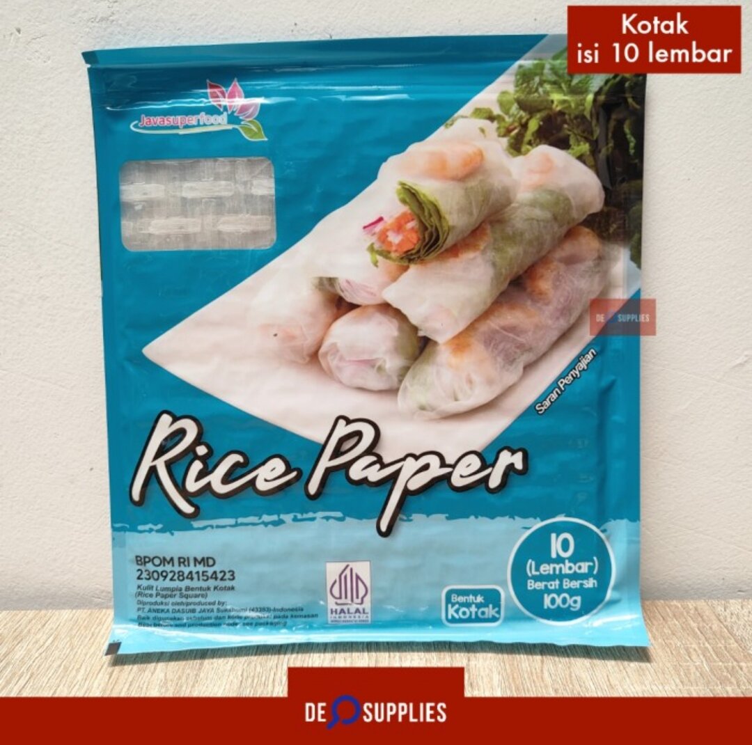 Rice Paper Roll / Kulit Lumpia Vietnam Kotak 10 Lembar - JSF Banh Trang ...