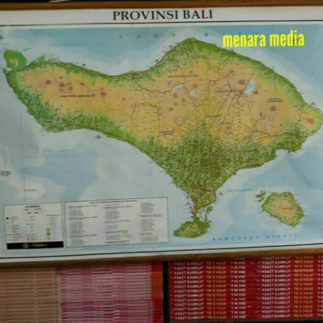 PETA PROVINSI BALI BINGKAI | Lazada Indonesia