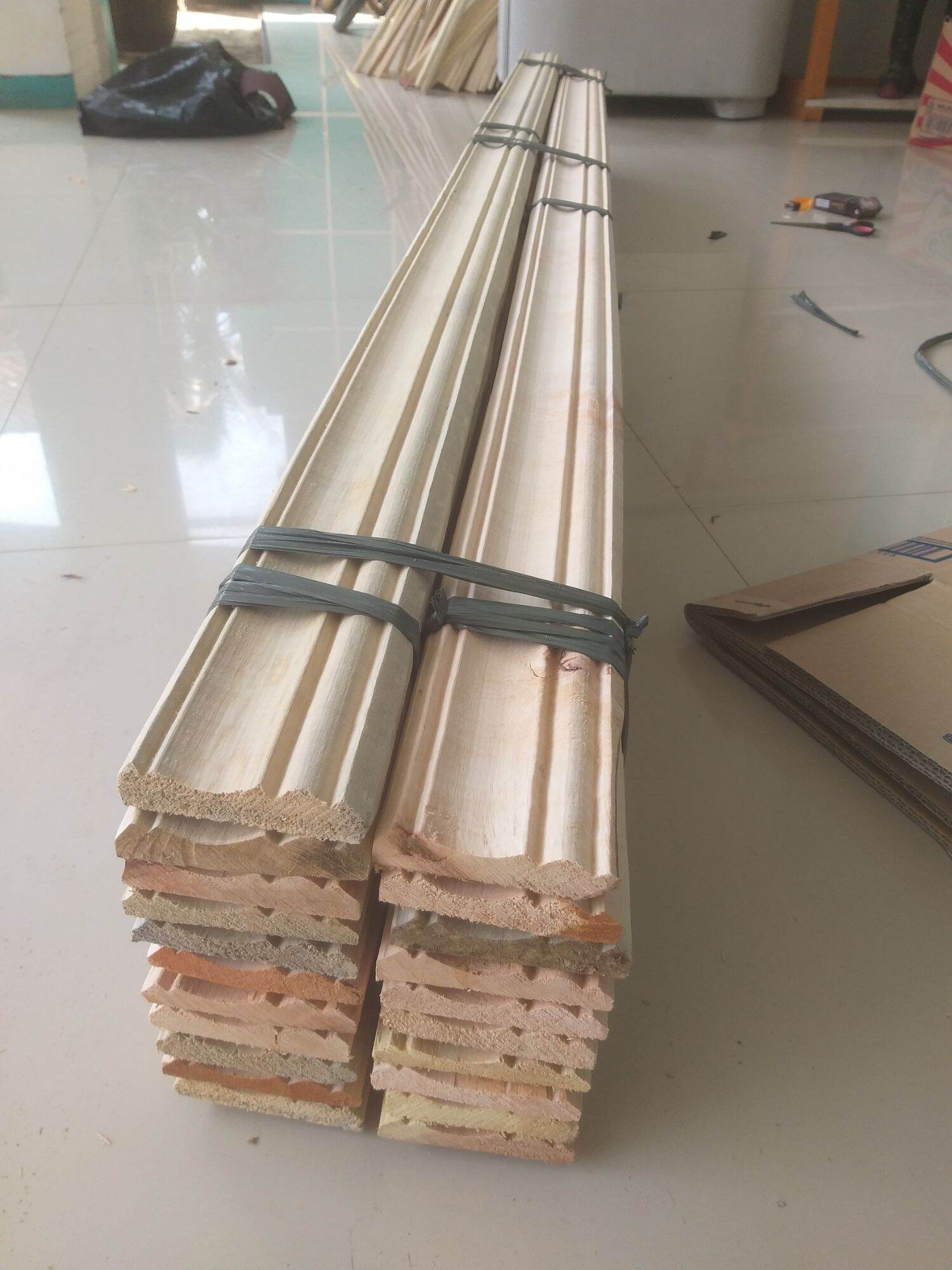 wall molding/lis kayu ukuran panjang 1 mtr lebar 7.5 cm | Lazada Indonesia