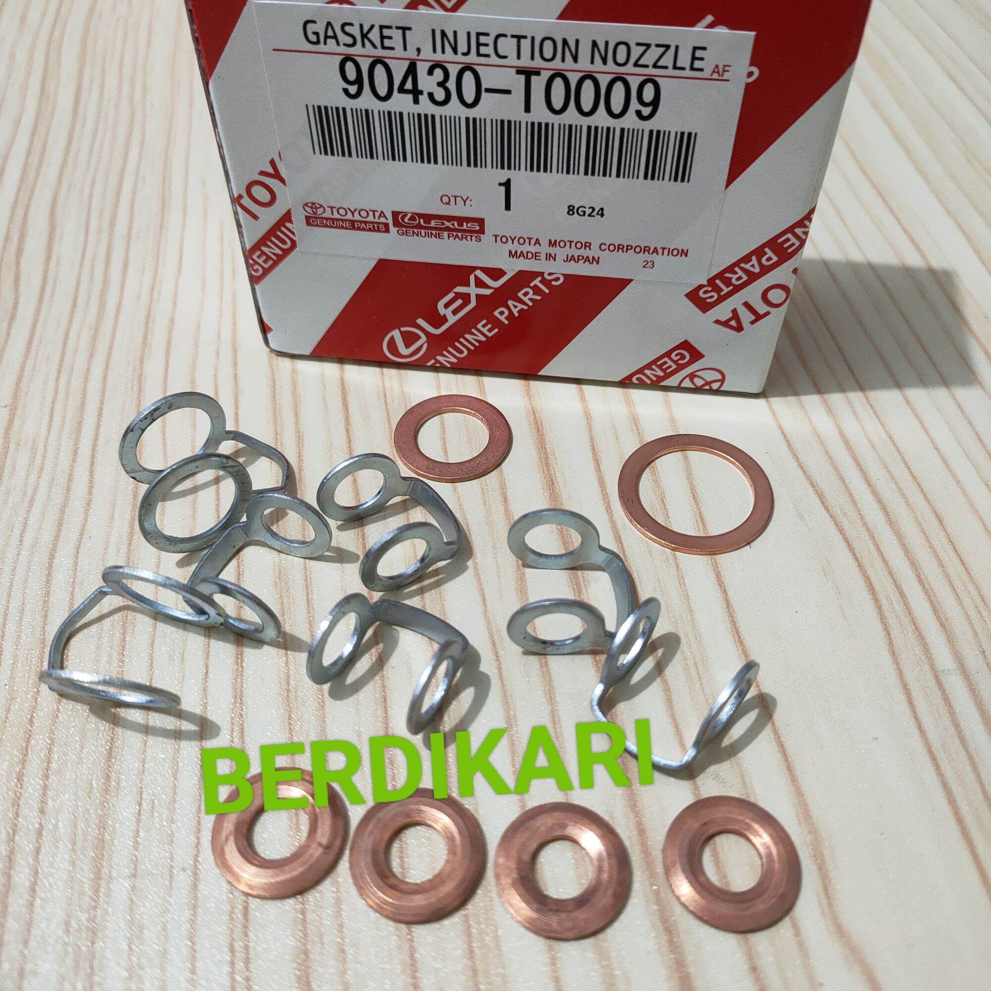 RING NOZZLE GASKET NOZZLE SET TOYOTA INNOVA HILUX FORTUNER DIESEL 1KD ...