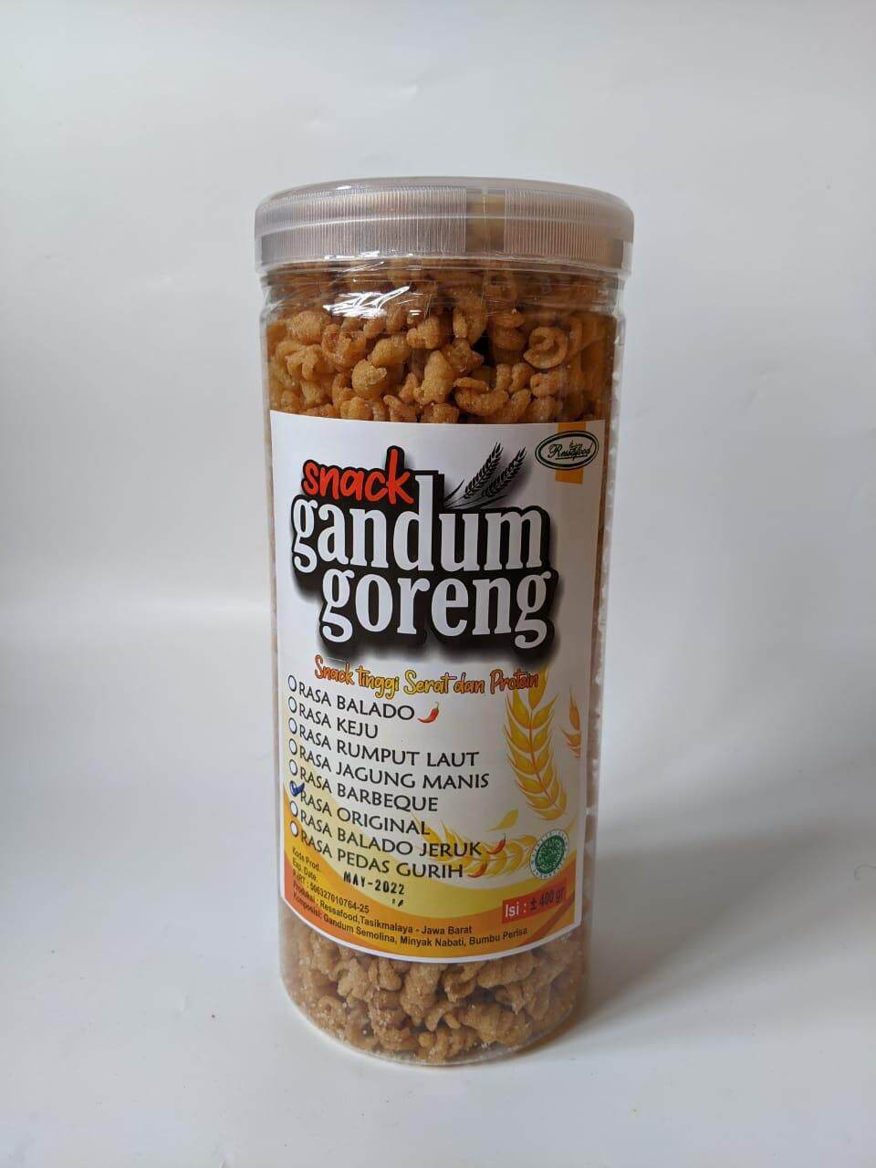 Gandum Goreng Tabung / Gandum Goreng 400gr / Gandum Goreng / SNACK ...