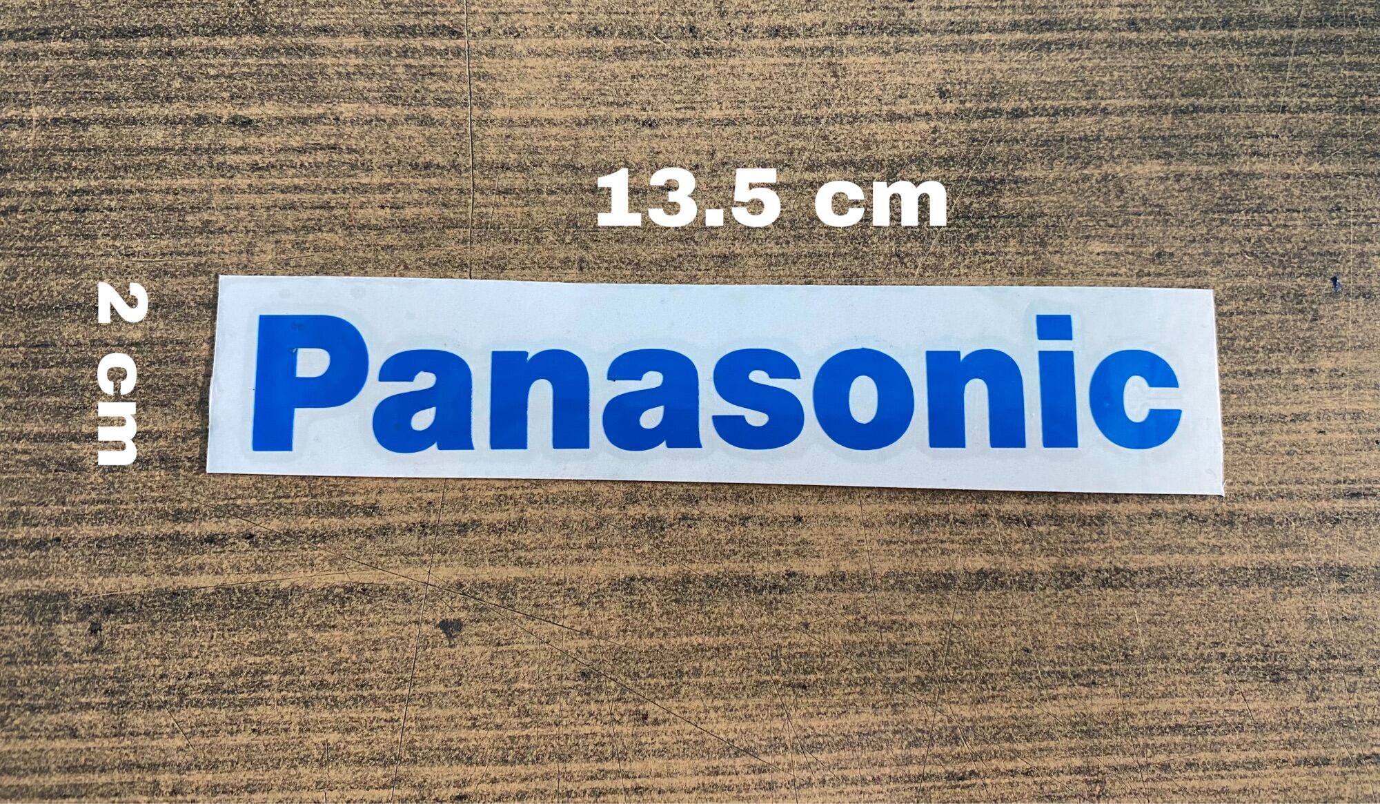 Cutting sticker 1 warna panasonic ukuran 13.5 cm x 2 cm | Lazada Indonesia