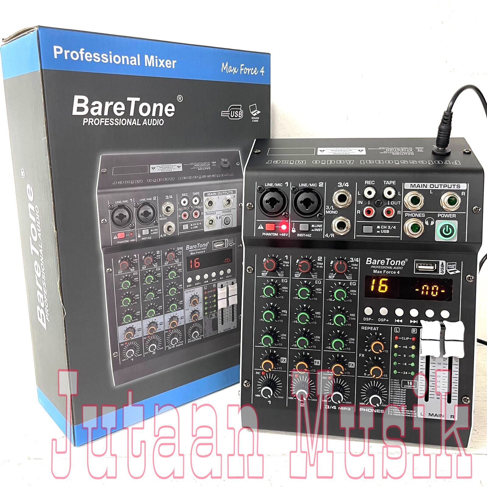 Mixer Baretone Max Force 4 maxforce 4 maxforce4 4channel original Mixer ...