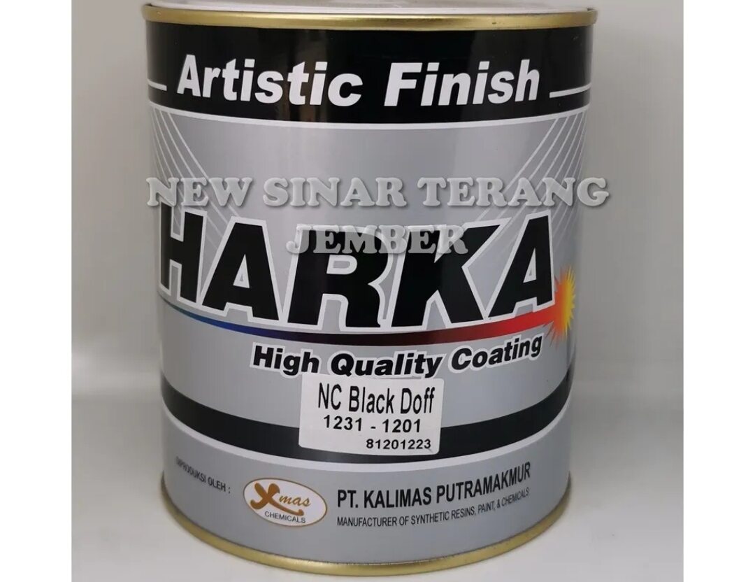 CAT HARKA BLACK DOFF CAT DASAR HITAM DOP 1kg | Lazada Indonesia