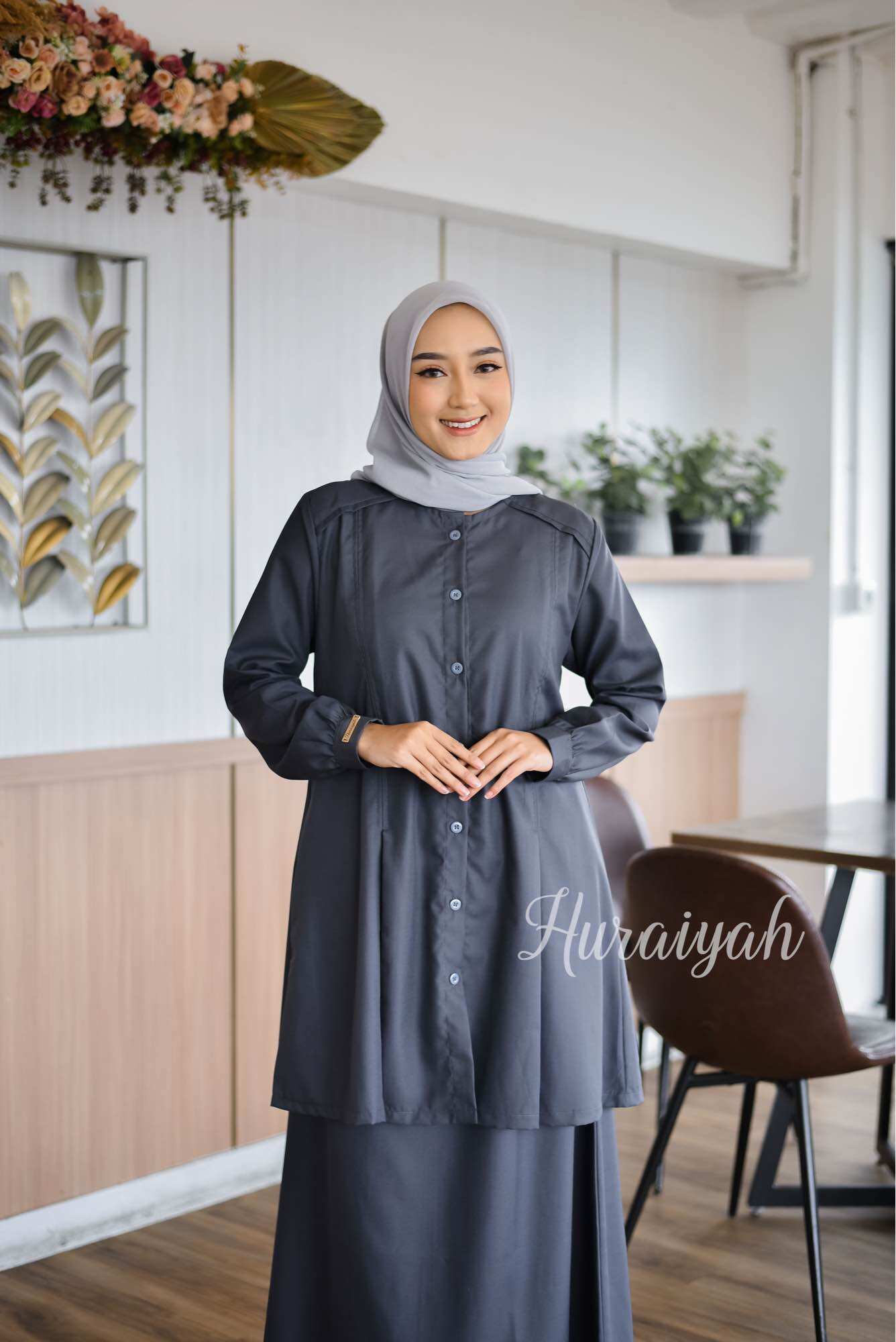 Ss syakira SETROK/STELAN ROK ABU GURU TOYOBO HURAIYAH Abu basah kemenag ...