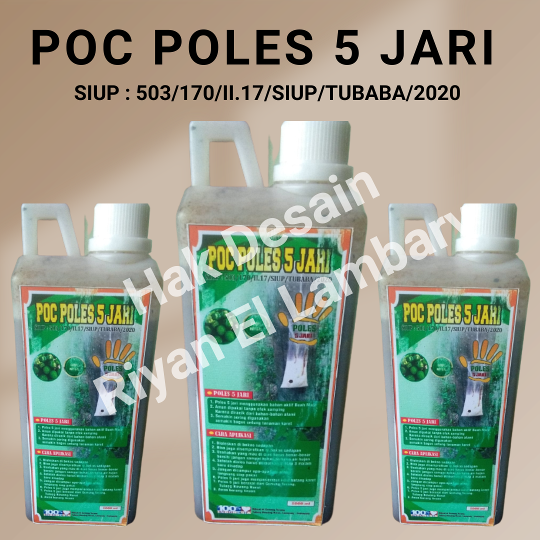 POC Poles 5 Jari Vitamin Perangsang Getah Karet 1000 ml | Lazada Indonesia