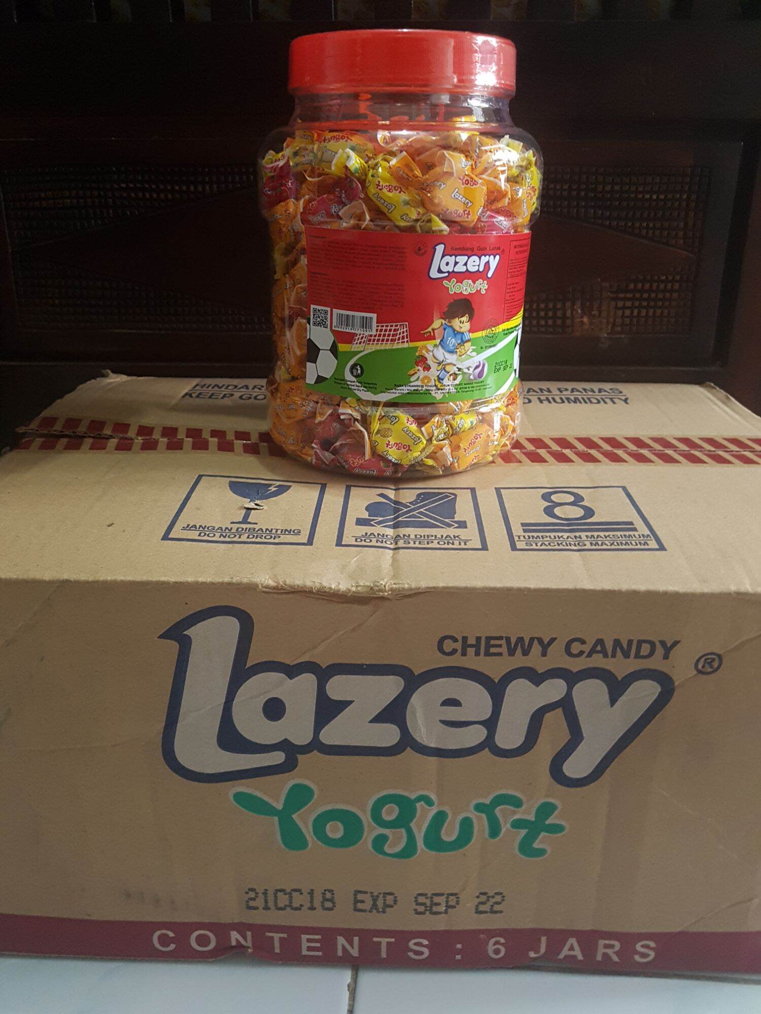 Permen Lazery Yogurt ( mirip sugus) kemasan toples isi 200pcs | Lazada ...