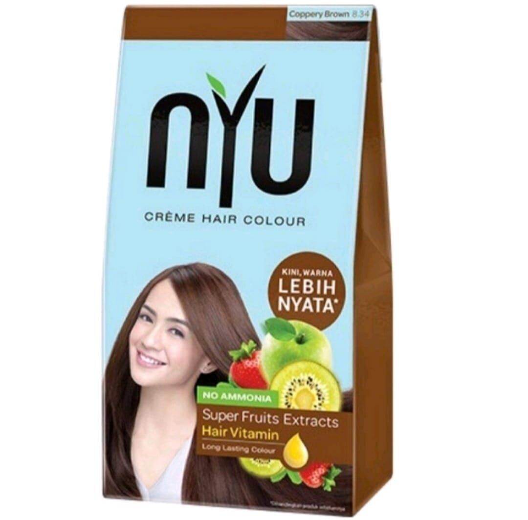 nyu cat rambut /nyu creme hair colour/pewarna rambut | Lazada Indonesia