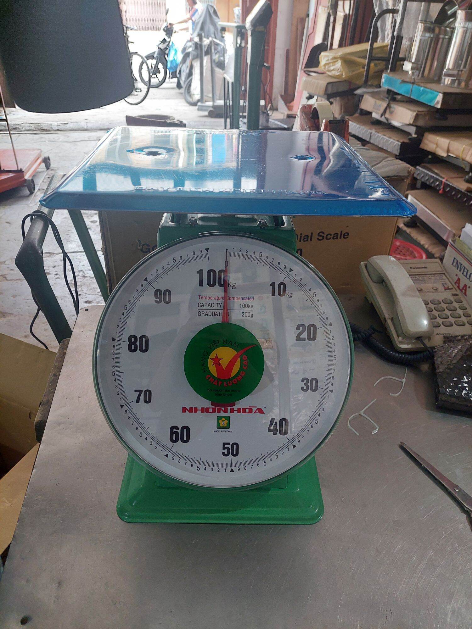 Timbangan duduk jarum 100kg Nhon Hoa made in vietnam ori hijau Nhonhoa | Lazada Indonesia