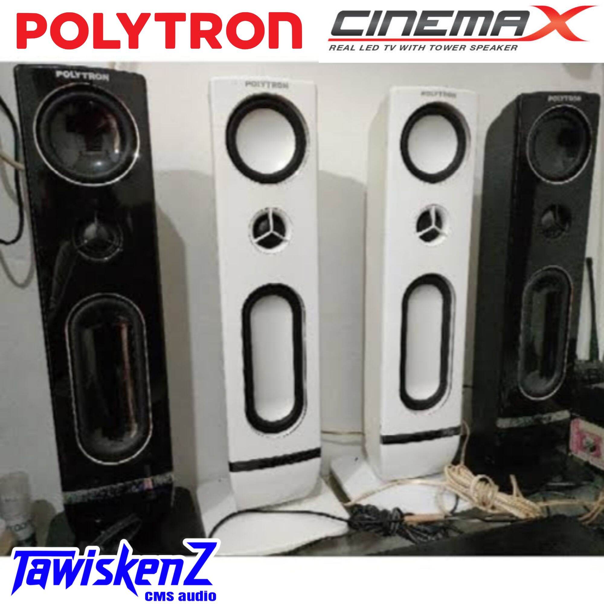 Speaker Tower Polytron, speaker pasif tv Polytron series 24-43inch ...