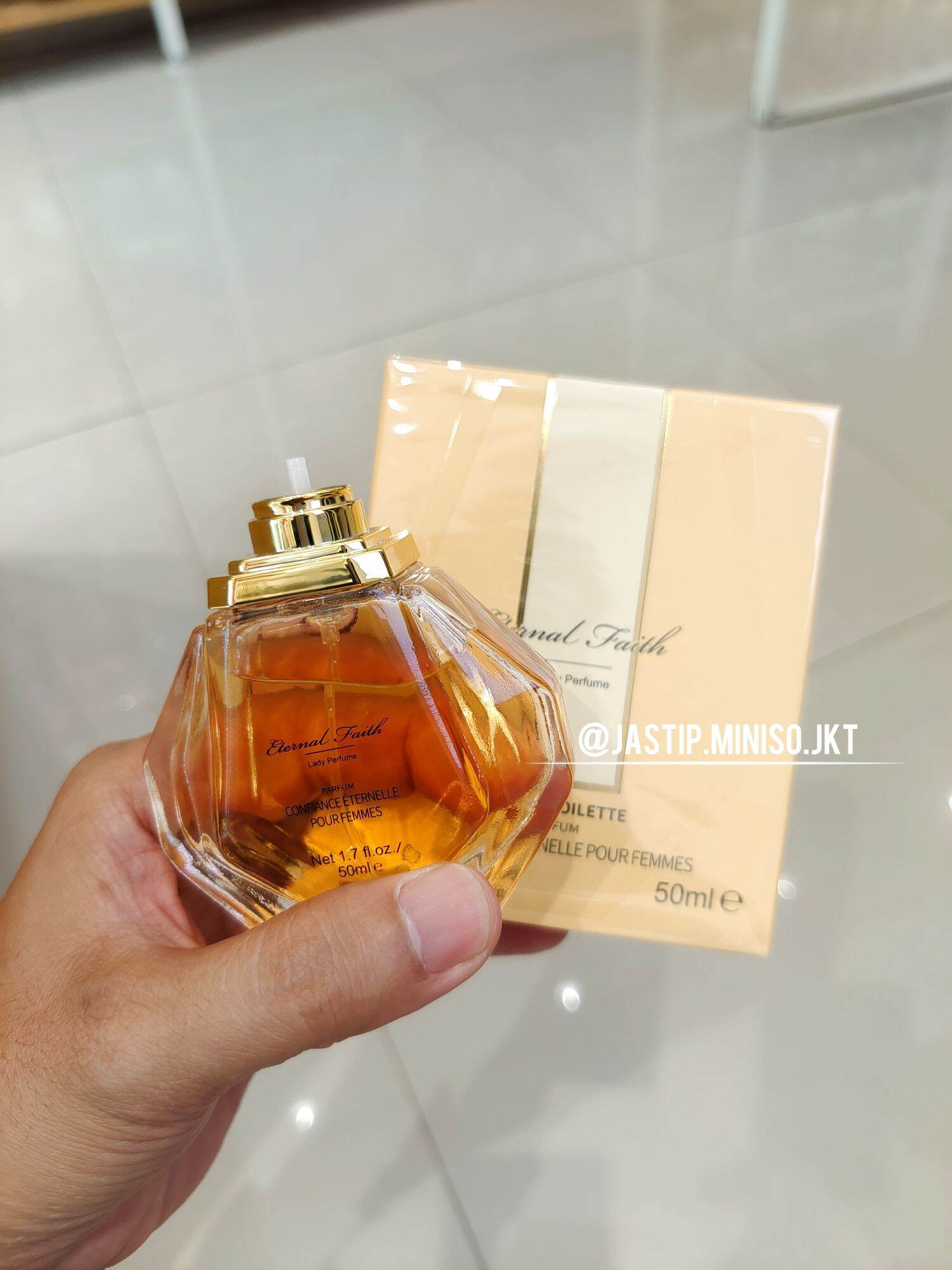 MINISO 🆕 Parfum Cewek ETERNAL FAITH LADY PARFUME 50ml | Lazada Indonesia