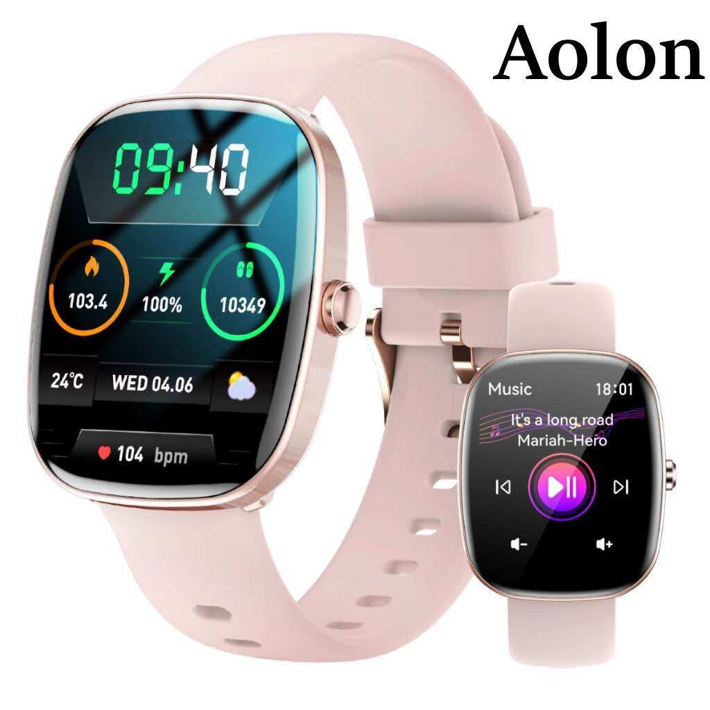 【IP68 Tahan Air】Aolon Jam Tangan Pria NEW Curved Screen SmartWatch ...