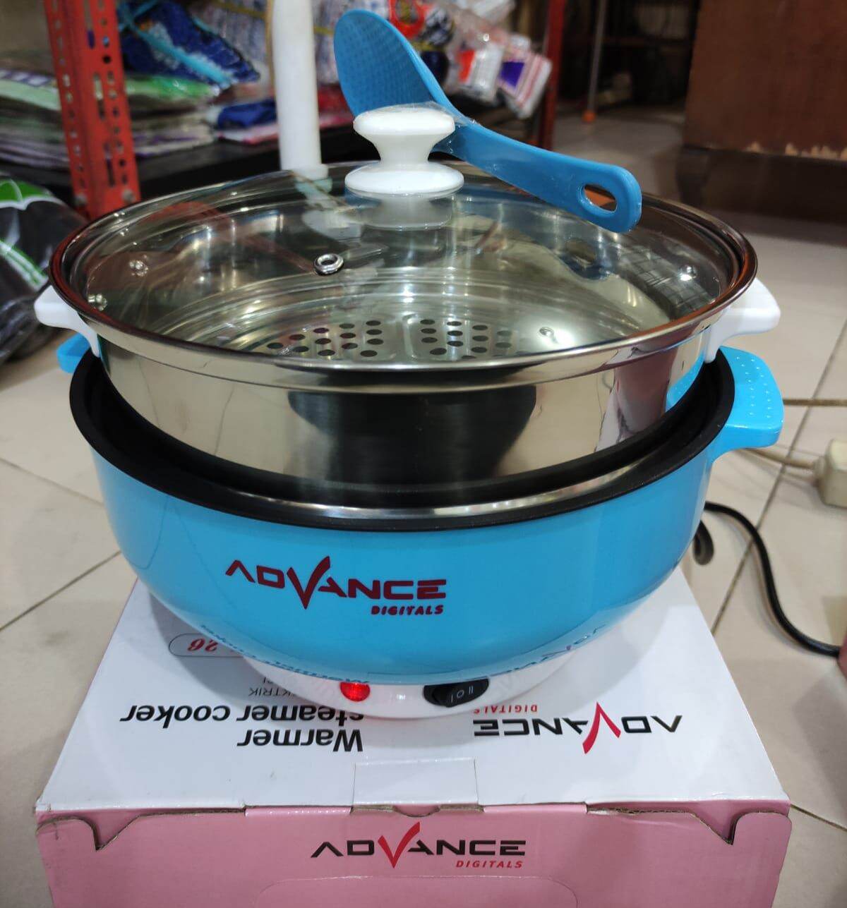Electric Cooker/ Panci Listrik Advance 2 Liter/Panci Listrik Serbaguna ...