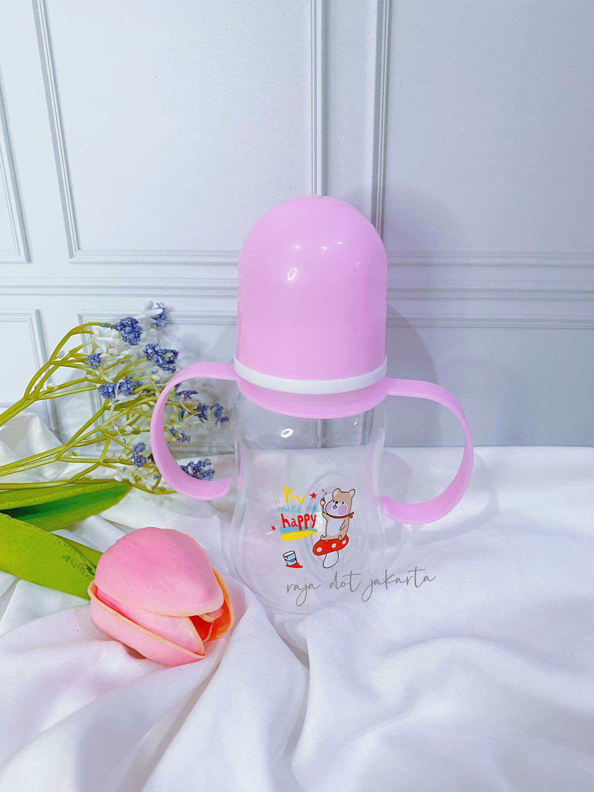 Botol bayi 250ml dengan gagang dot susu bayi 150ml / botol susu murah ...