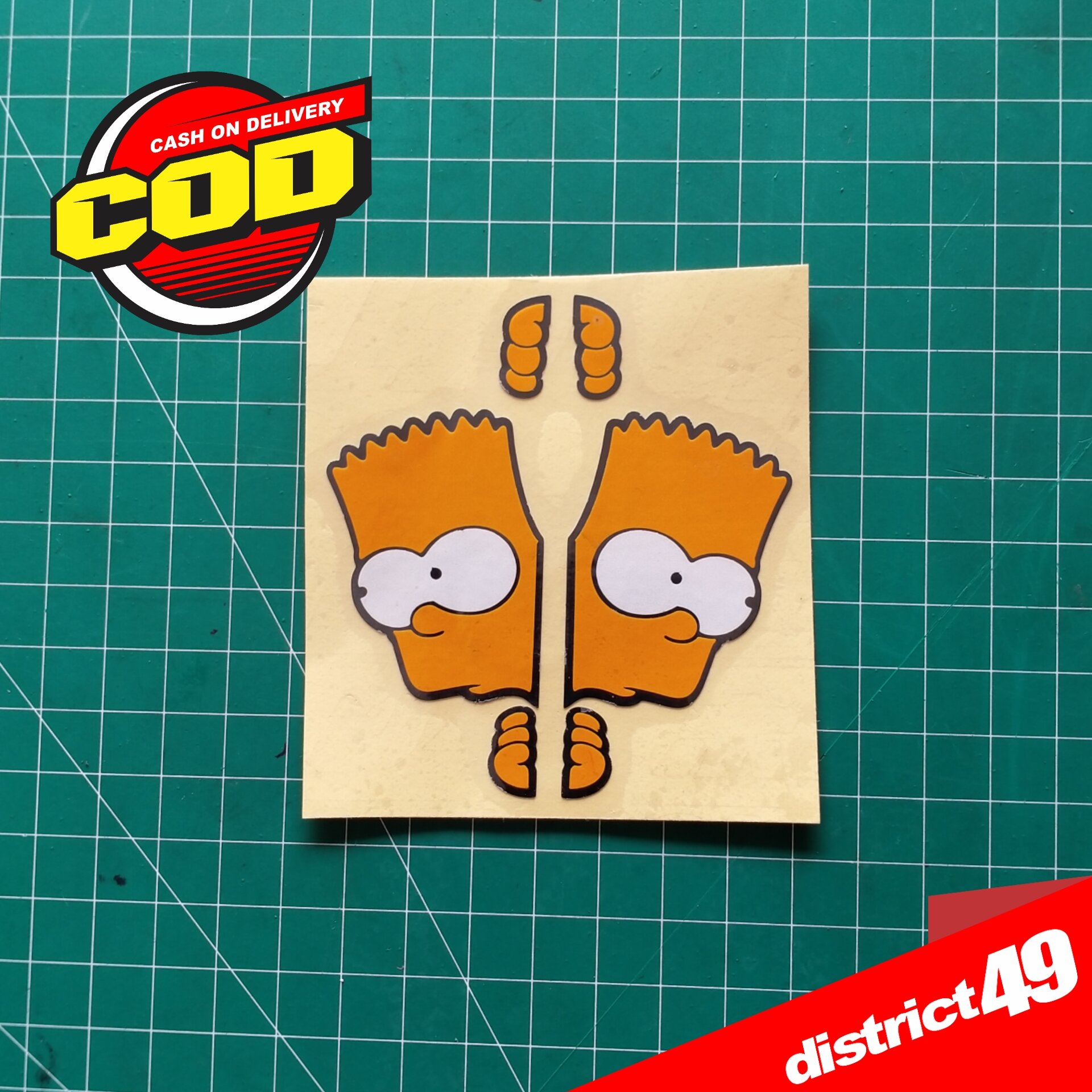 Cutting sticker Simpsons - Stiker cutting Simpsons - Stiker Simpsons ...