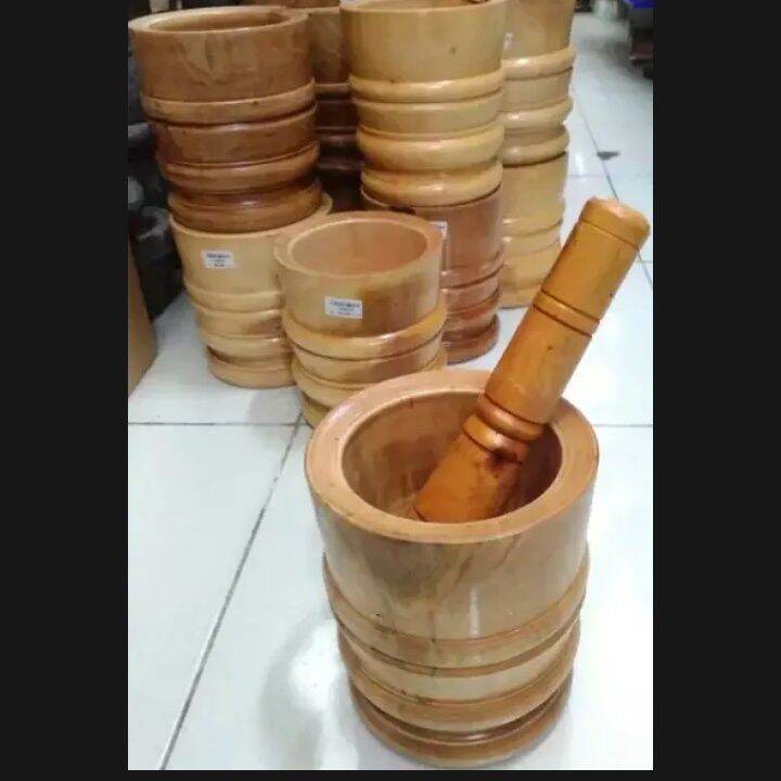 LUMPUNG KAYU/ ALAT TUMBUK UKURAN JUMBO | Lazada Indonesia