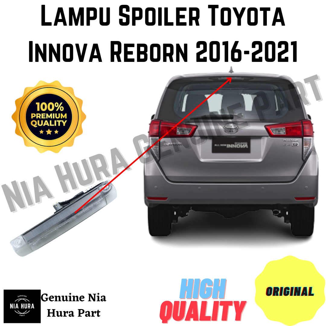 Lampu Spoiler Toyota Innova Reborn 2016-2021 Original | Lazada Indonesia